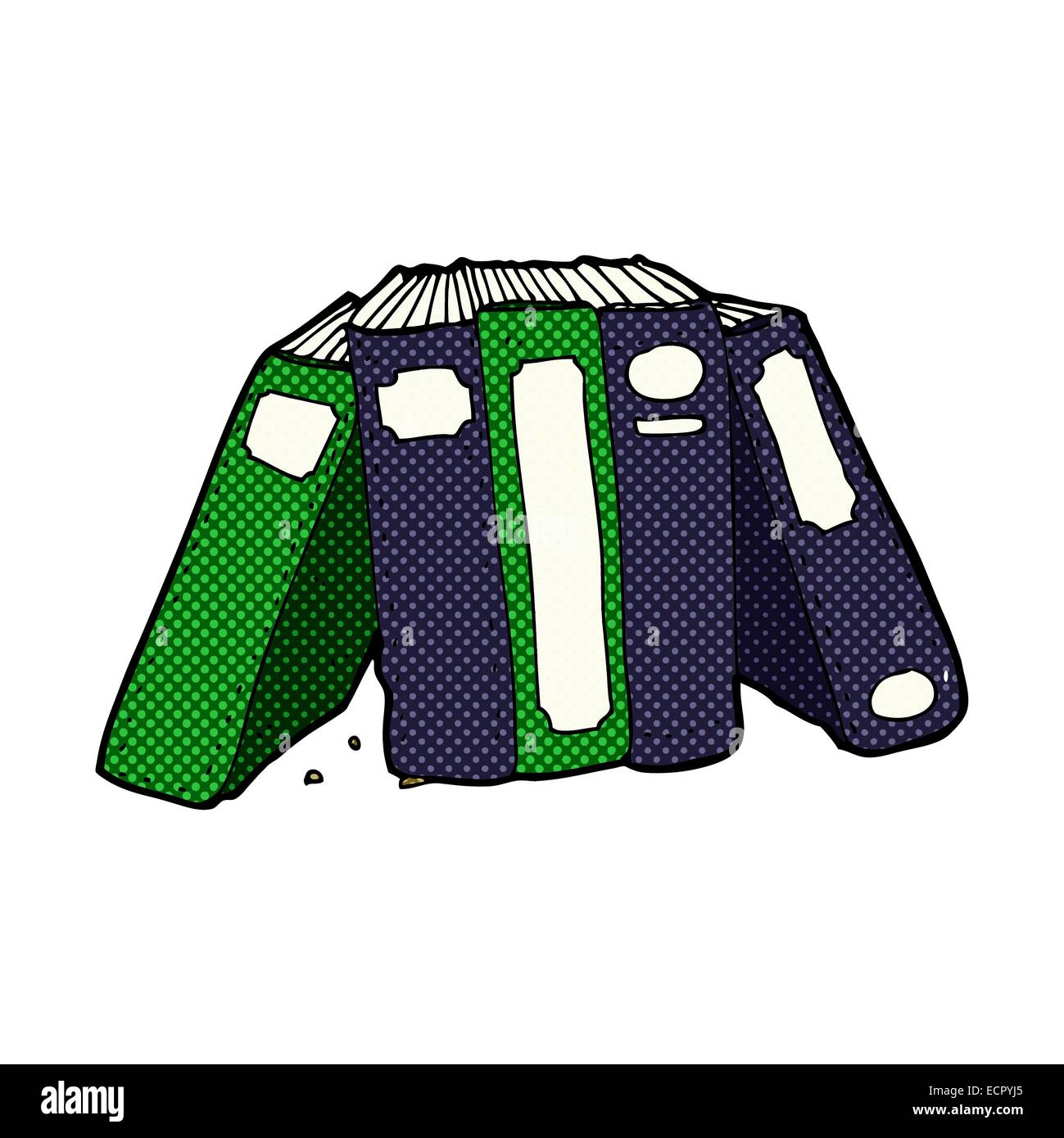 retro comic book style cartoon old books Stock Vector Image & Art - Alamy