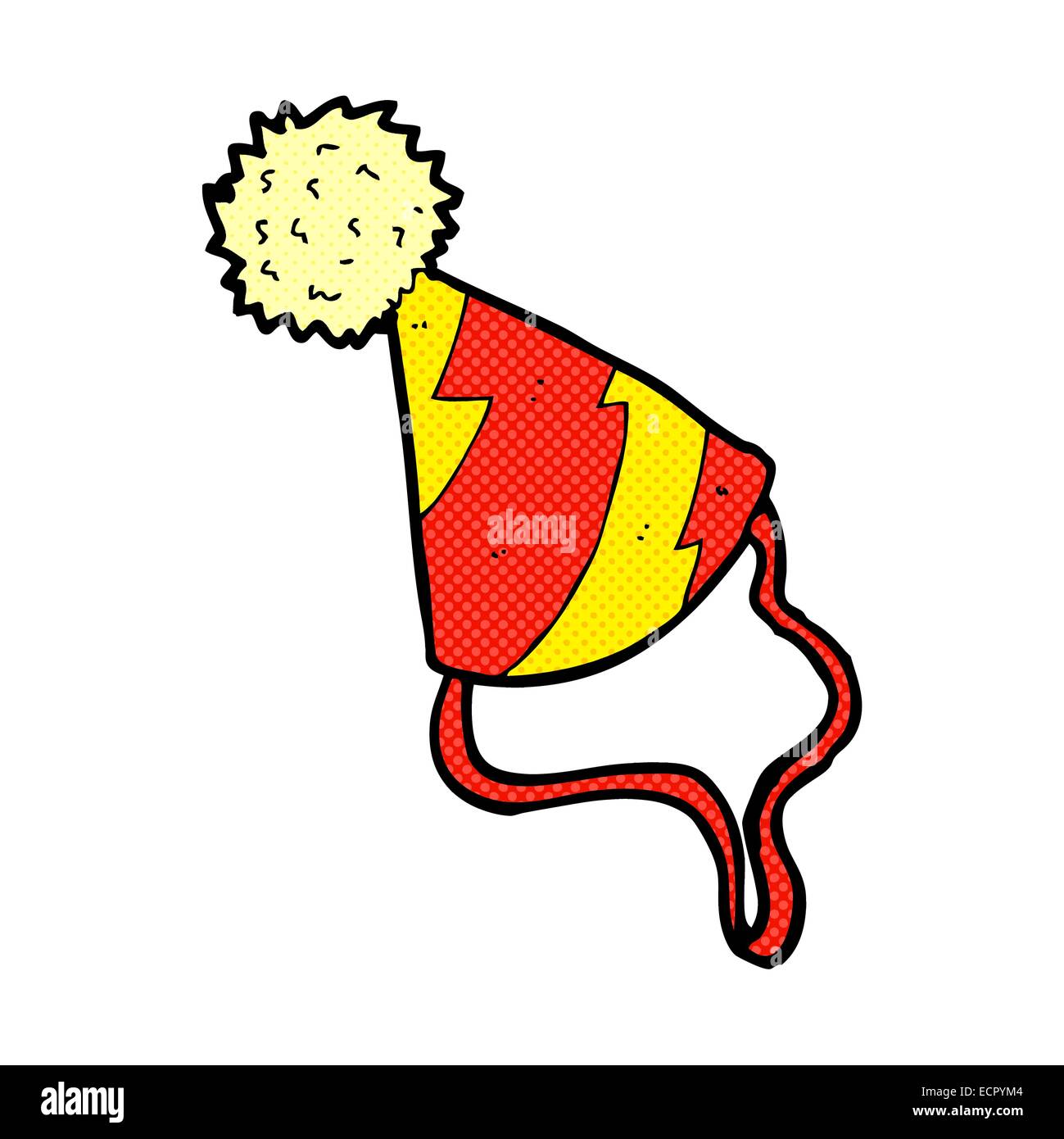 retro comic book style cartoon party hat Stock Vector Image & Art - Alamy
