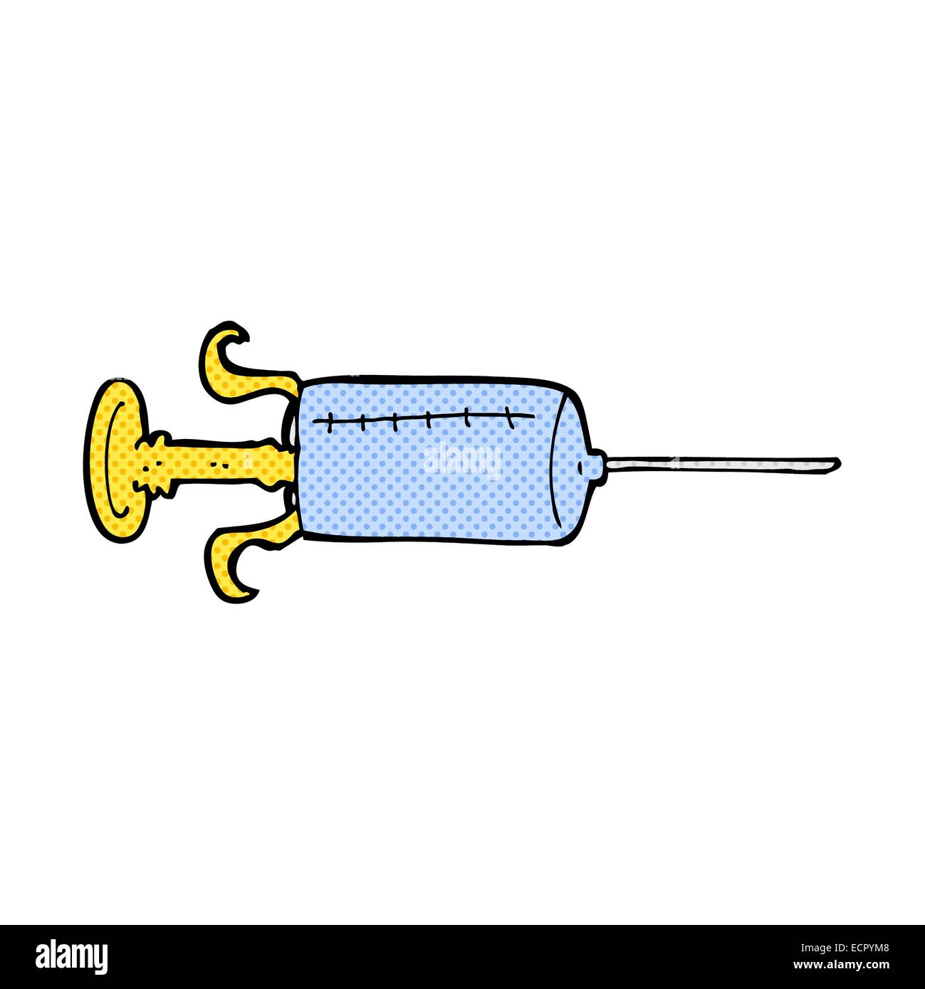 retro comic book style cartoon old needle Stock Vector Image & Art - Alamy