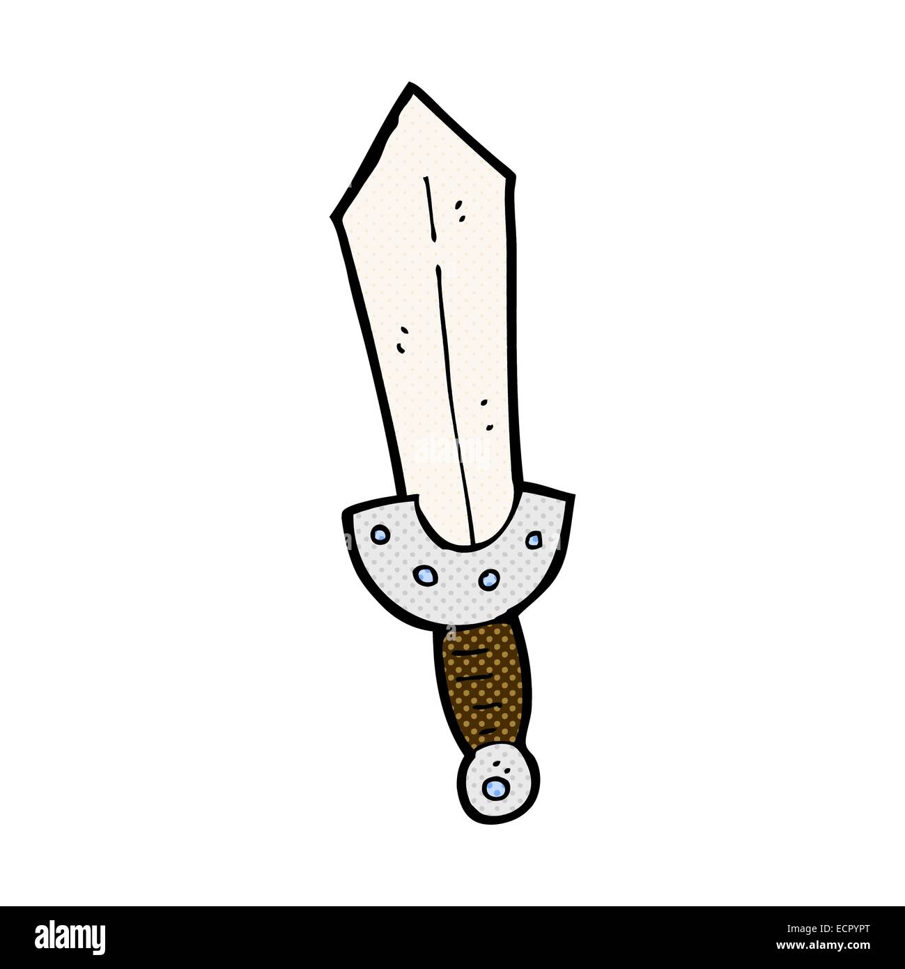 retro comic book style cartoon viking sword Stock Vector Image & Art ...