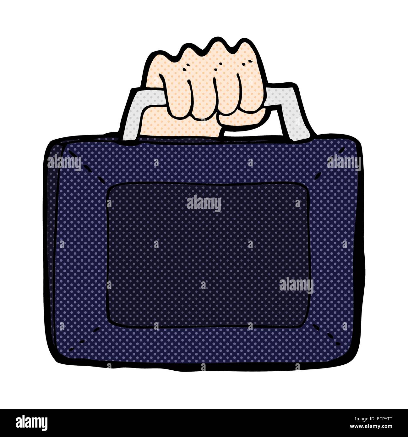 retro comic book style cartoon briefcase Stock Vector Image & Art - Alamy