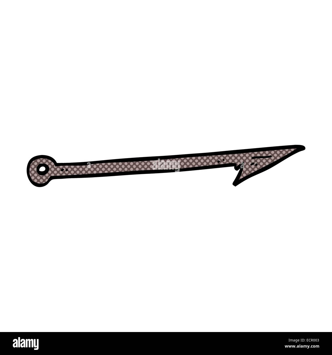 retro comic book style cartoon harpoon Stock Vector Image & Art - Alamy