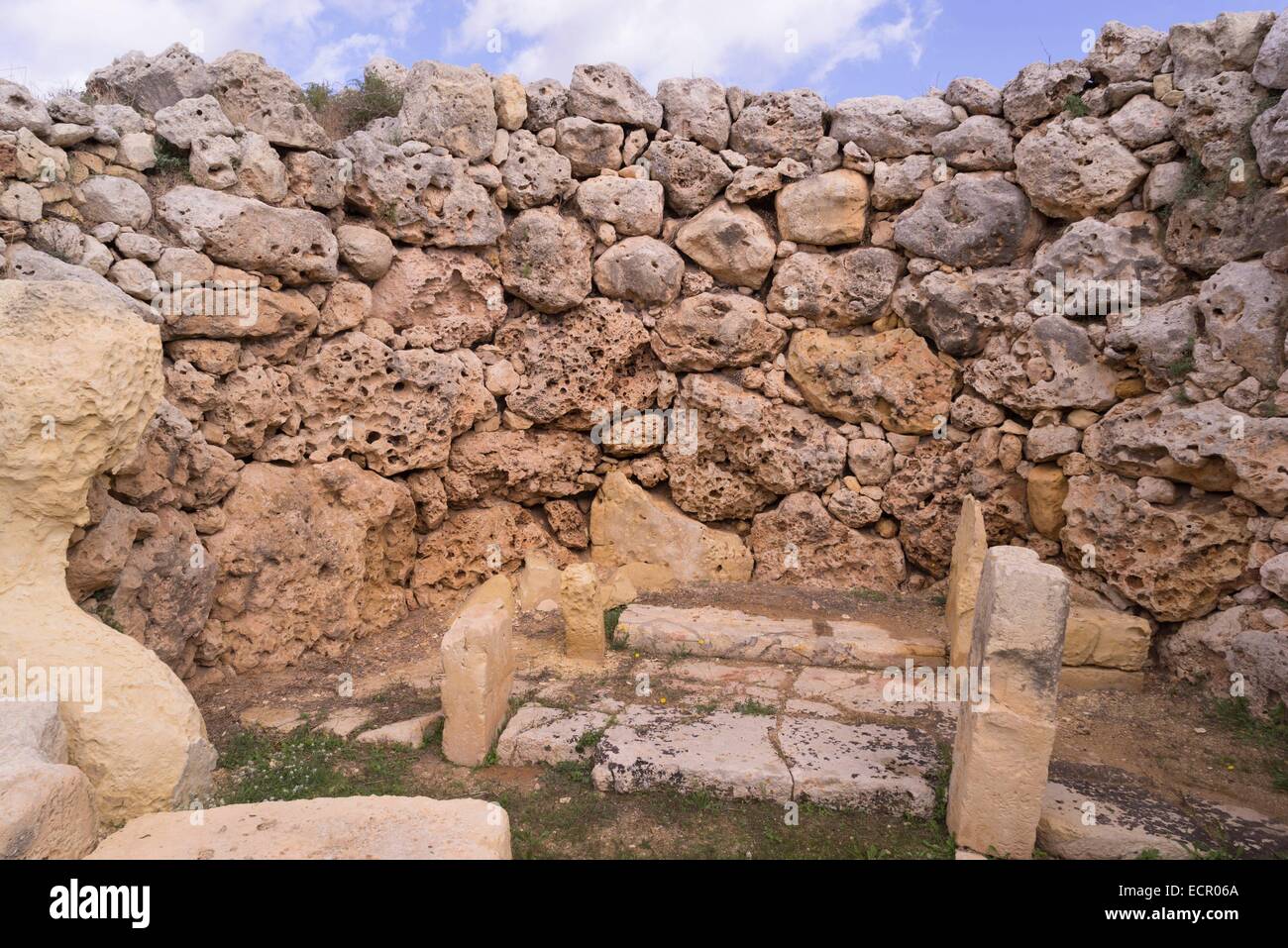 World Heritage Ggantija Temple on Gozo Stock Photo - Alamy