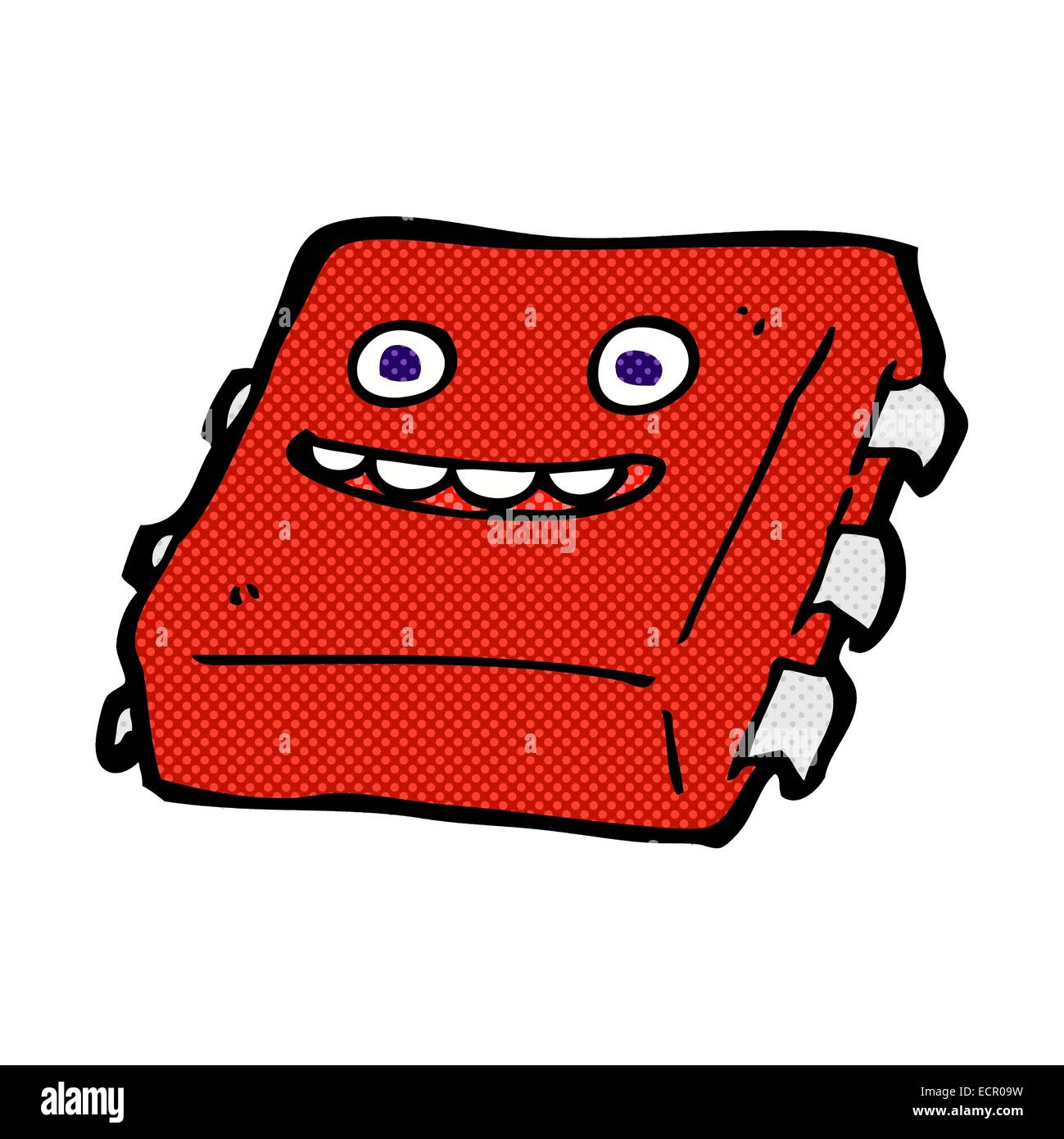 retro comic book style cartoon computer chip Stock Vector Image & Art ...