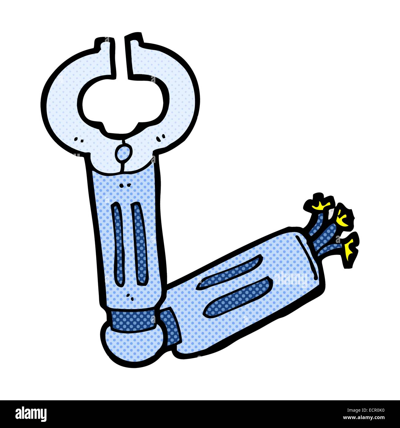retro comic book style cartoon robot arm Stock Vector Image & Art - Alamy