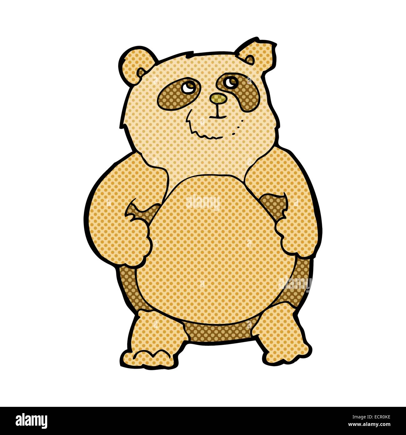retro comic book style cartoon bear Stock Vector Image & Art - Alamy