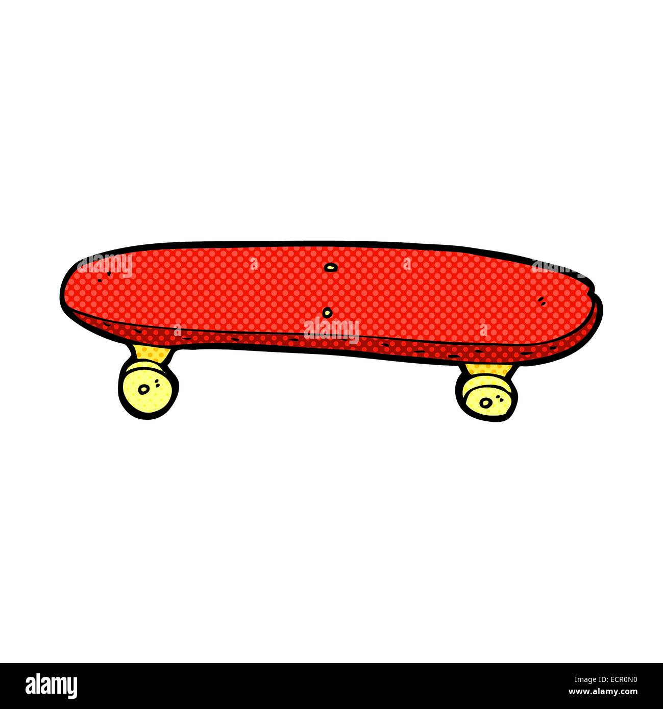 retro comic book style cartoon skateboard Stock Vector Image & Art - Alamy