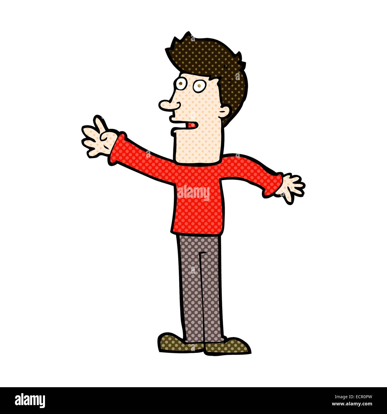 Boy reaching for book Stock Vector Images - Alamy