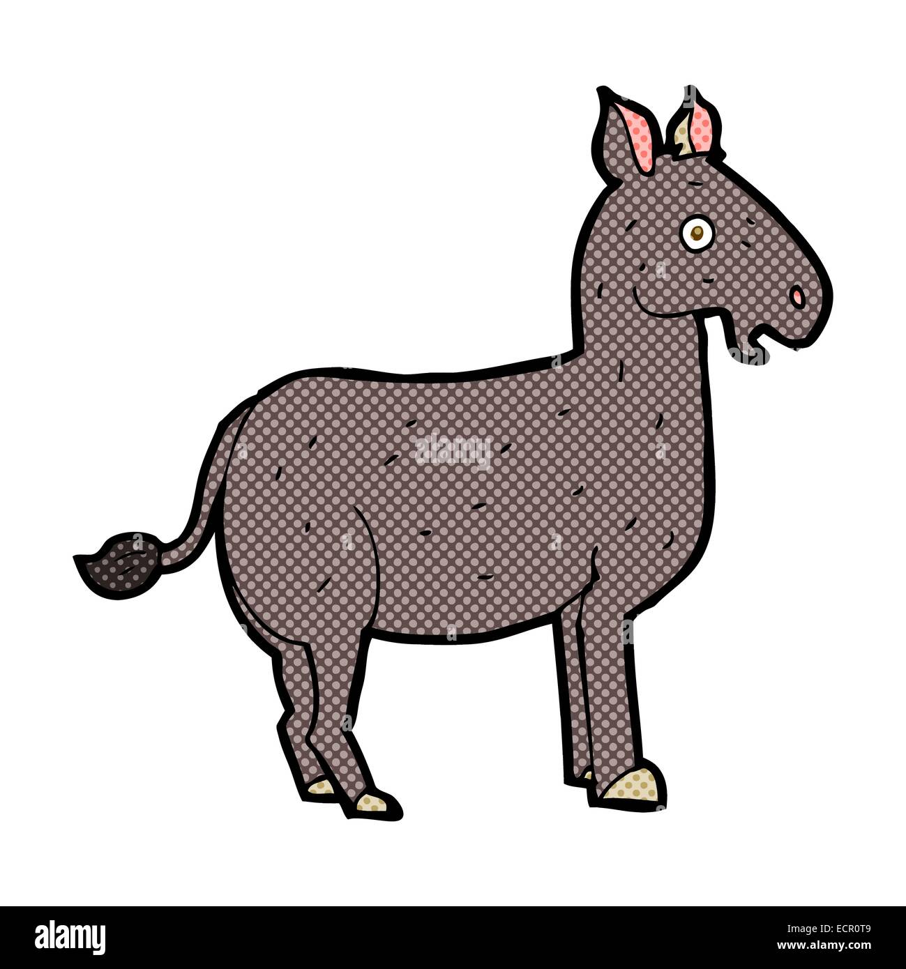 retro comic book style cartoon mule Stock Vector Image & Art - Alamy