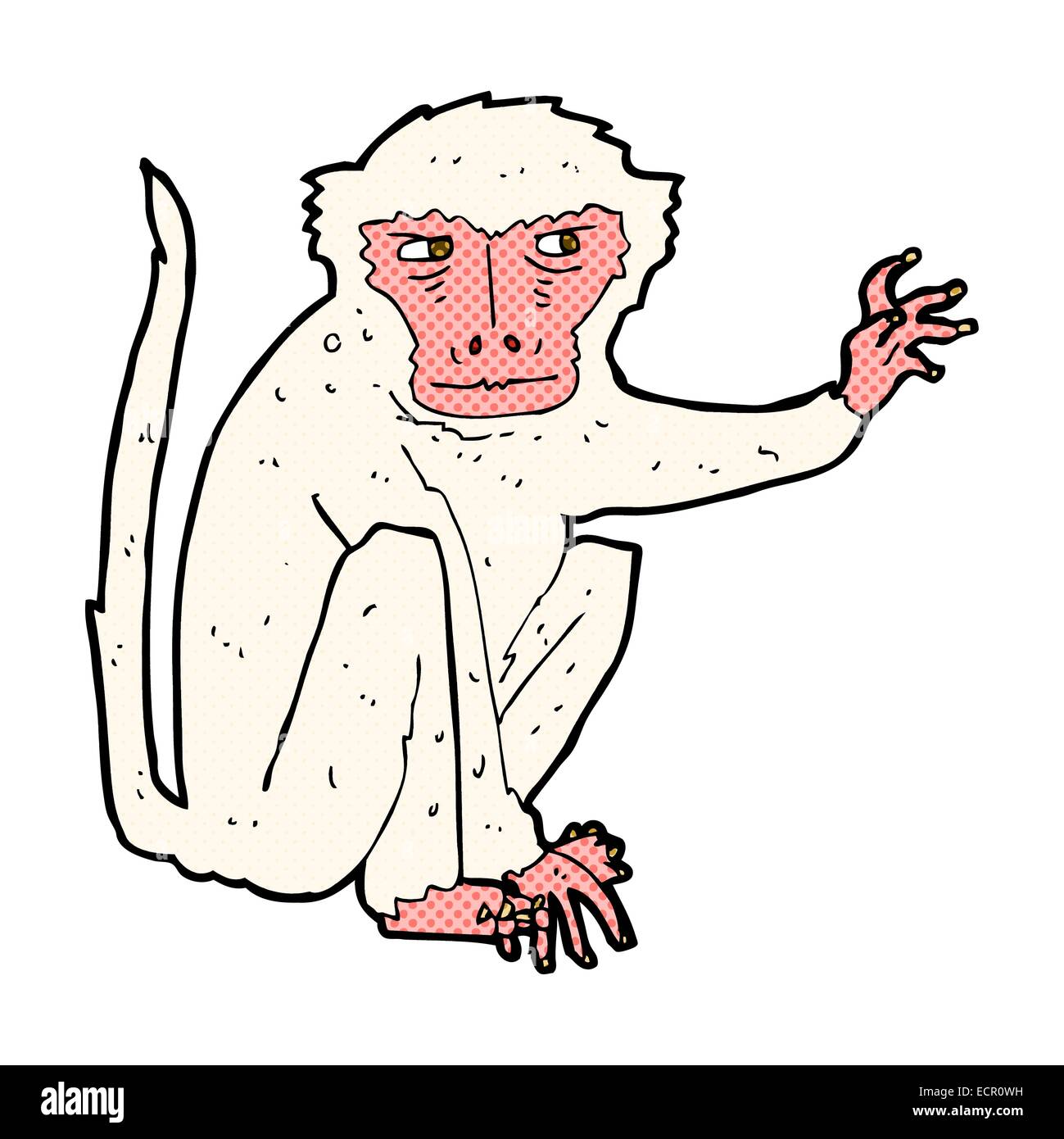 retro comic book style cartoon evil monkey Stock Vector Image & Art - Alamy