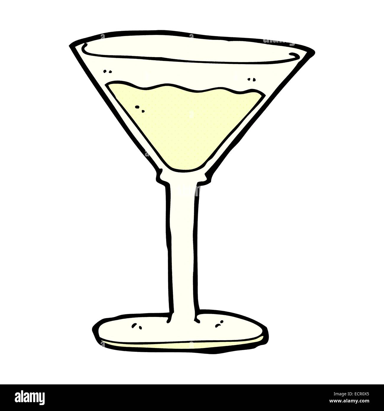 retro comic book style cartoon cocktail Stock Vector Image & Art - Alamy