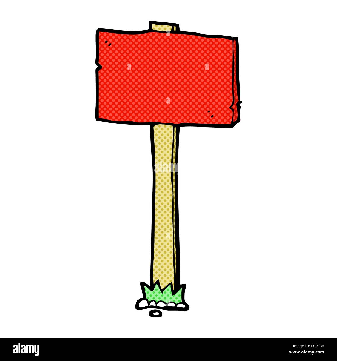 Comic signpost Stock Vector Images - Alamy