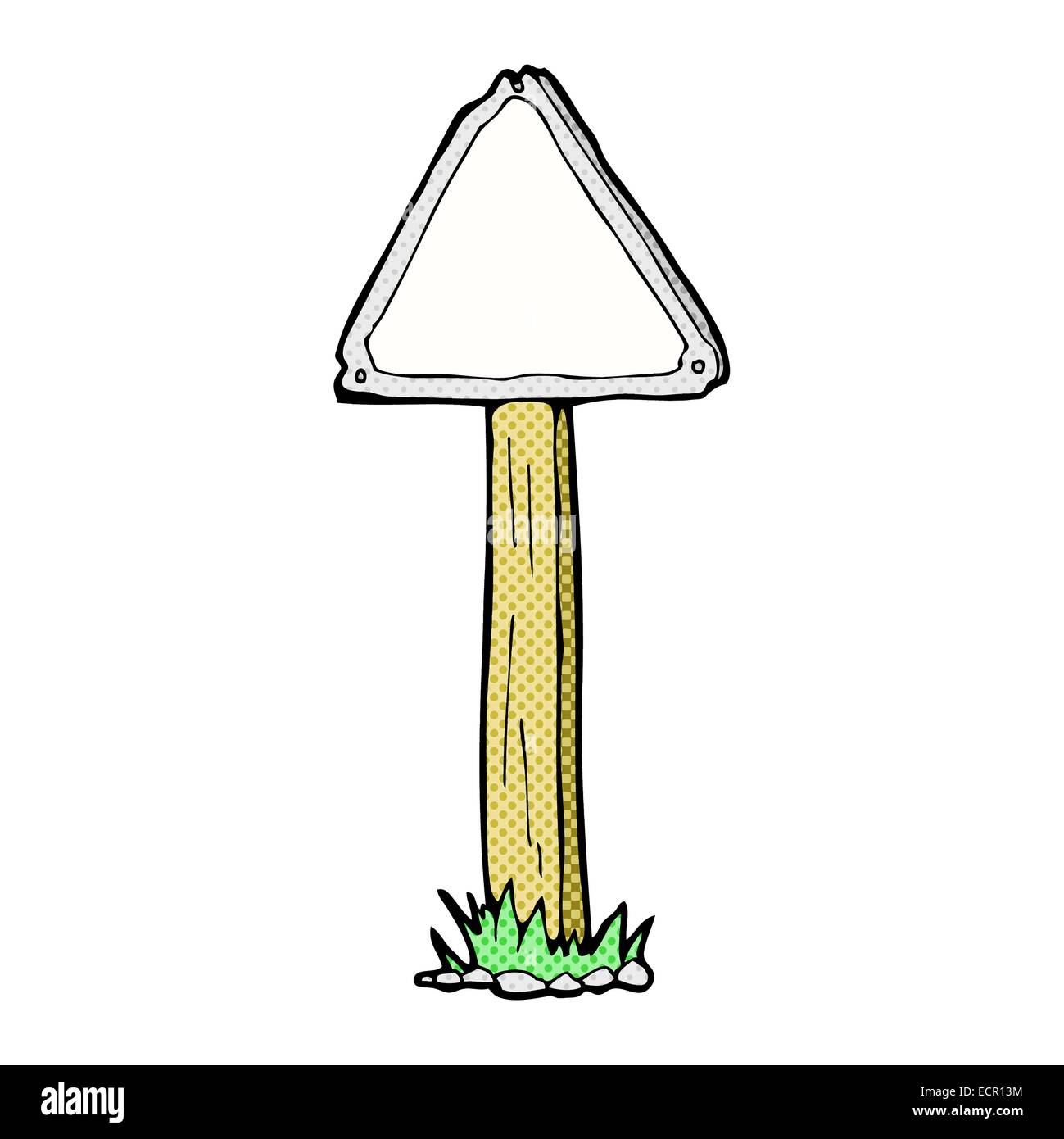 retro comic book style cartoon signpost Stock Vector Image & Art - Alamy