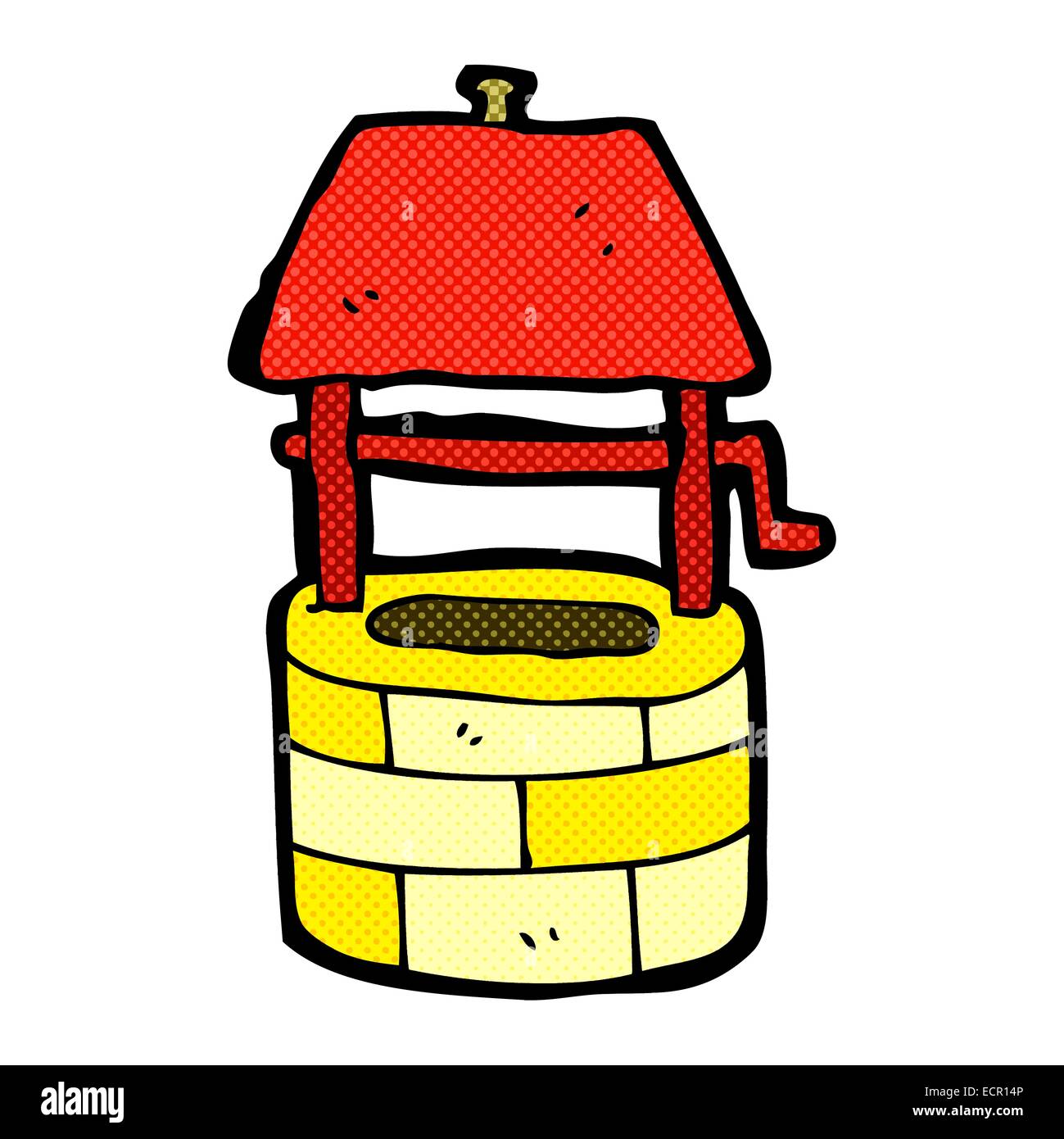 retro comic book style cartoon well Stock Vector Image & Art - Alamy