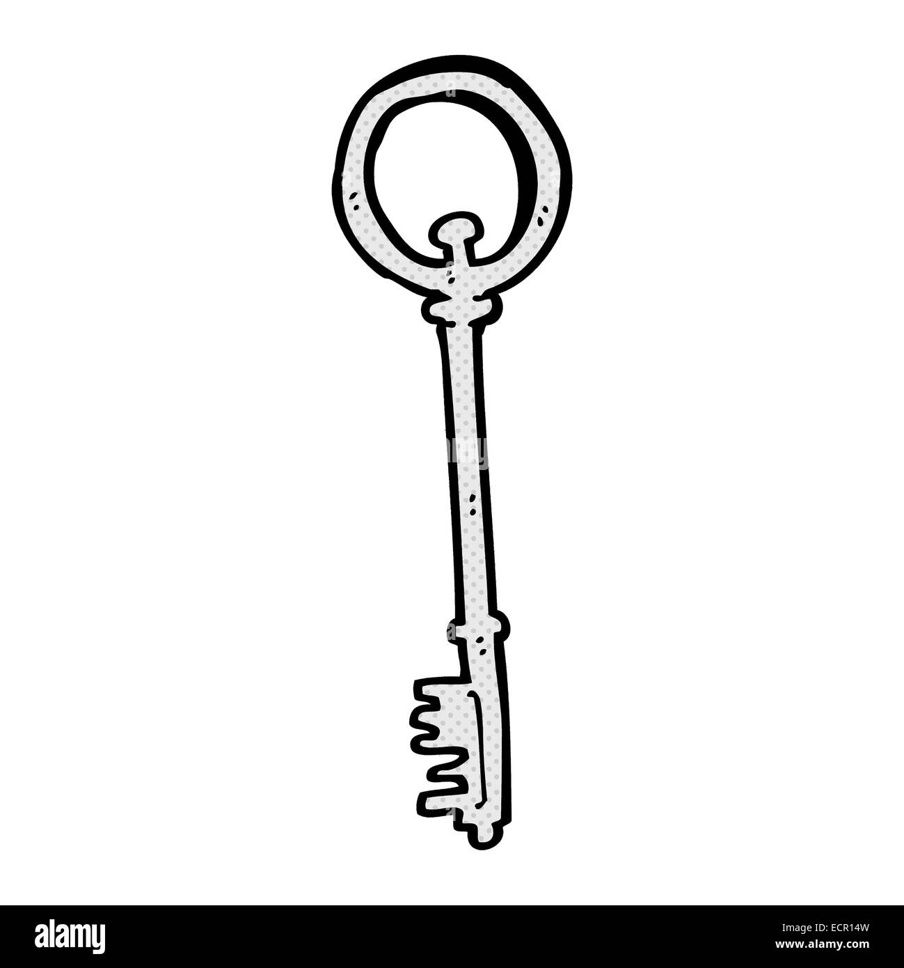 retro comic book style cartoon key Stock Vector Image & Art - Alamy