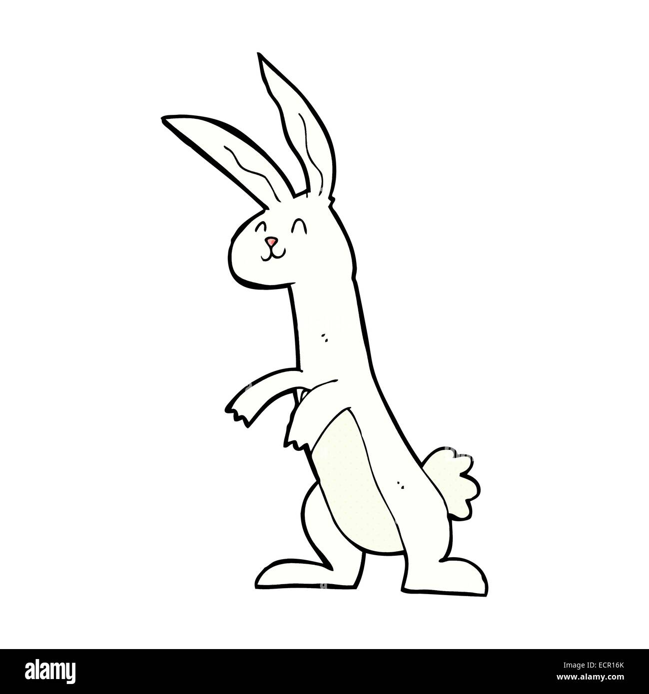 retro comic book style cartoon rabbit Stock Vector Image & Art - Alamy