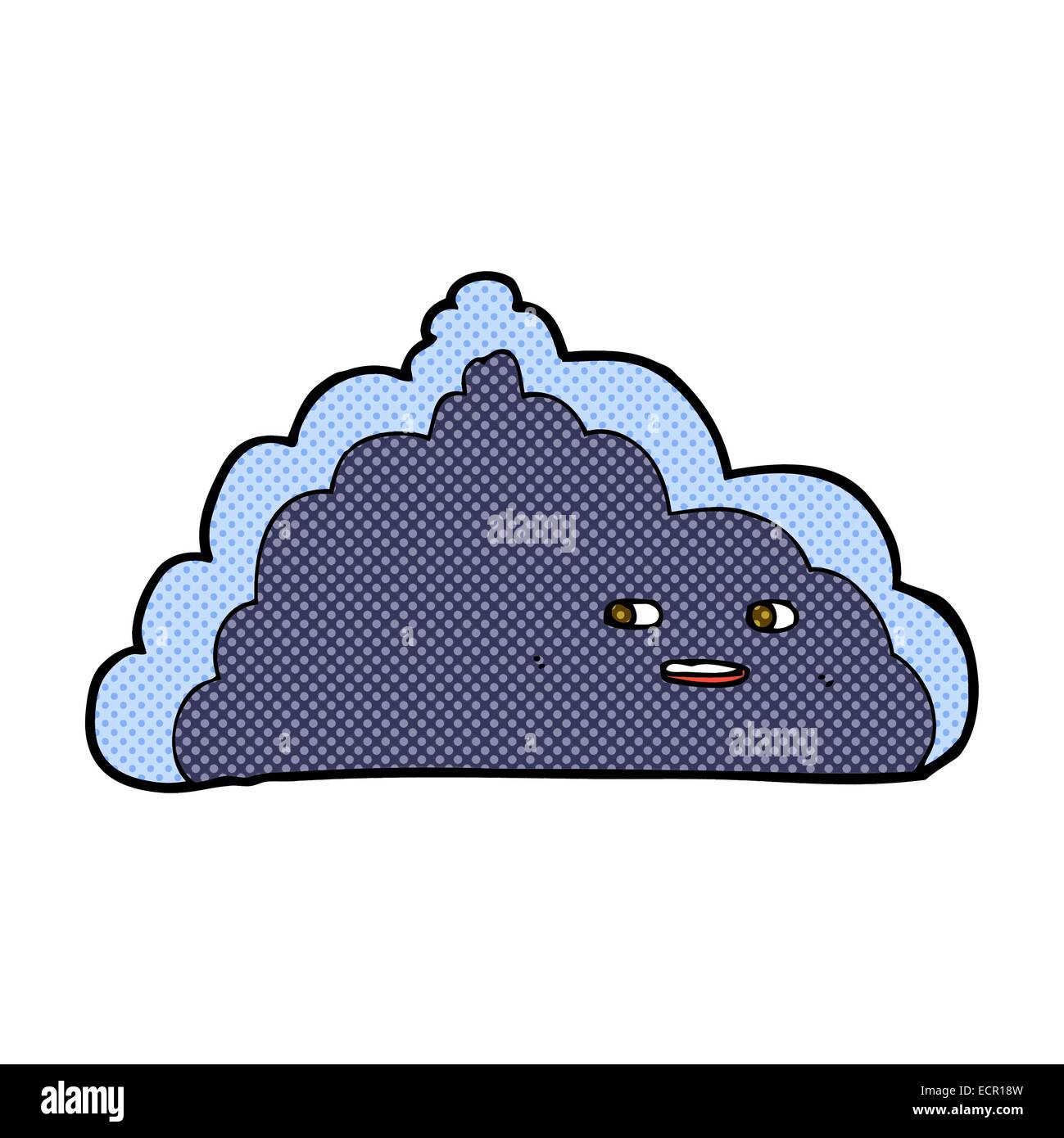 retro comic book style cartoon cloud Stock Vector Image & Art - Alamy