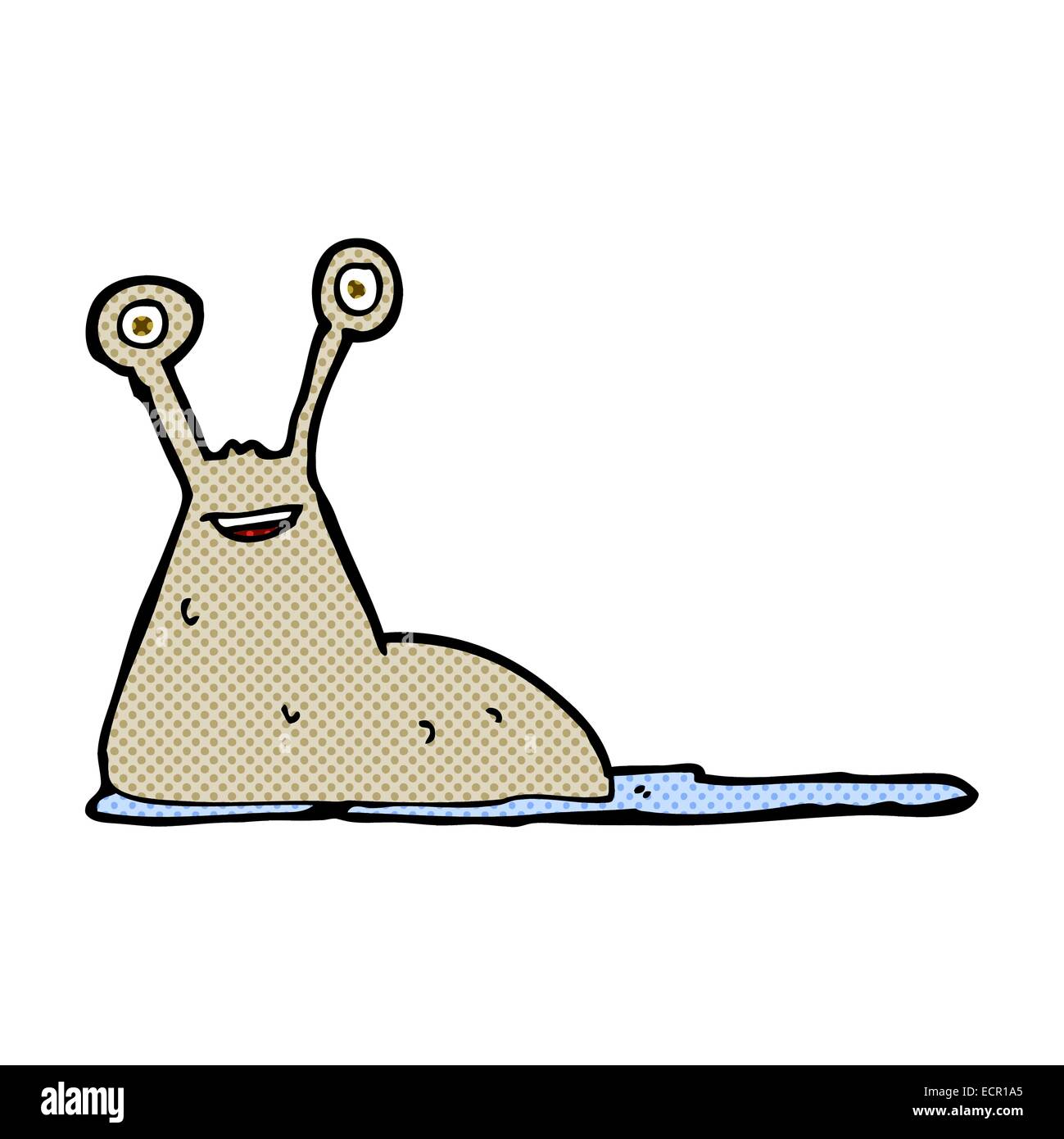 retro comic book style cartoon slug Stock Vector Image & Art - Alamy