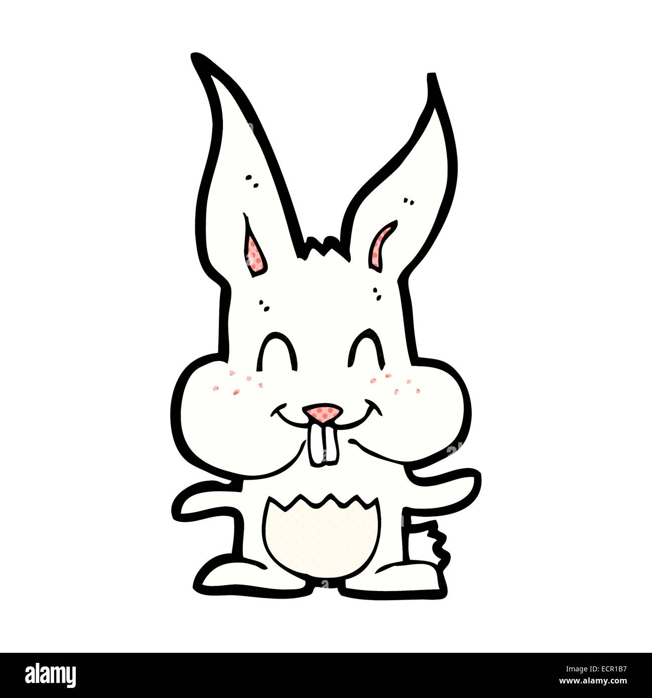 retro comic book style cartoon rabbit Stock Vector Image & Art - Alamy