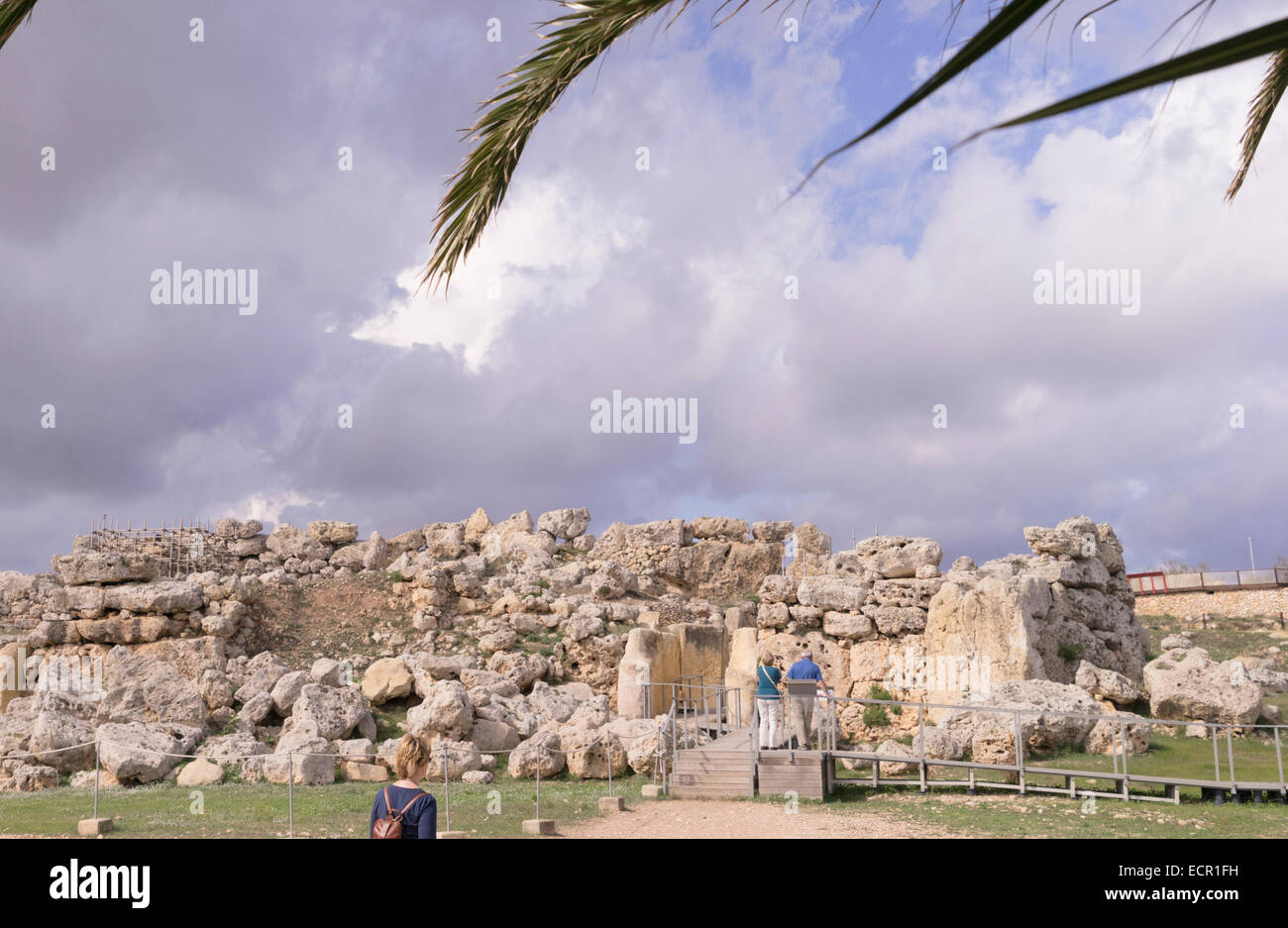 World Heritage Ggantija Temple on Gozo Stock Photo - Alamy