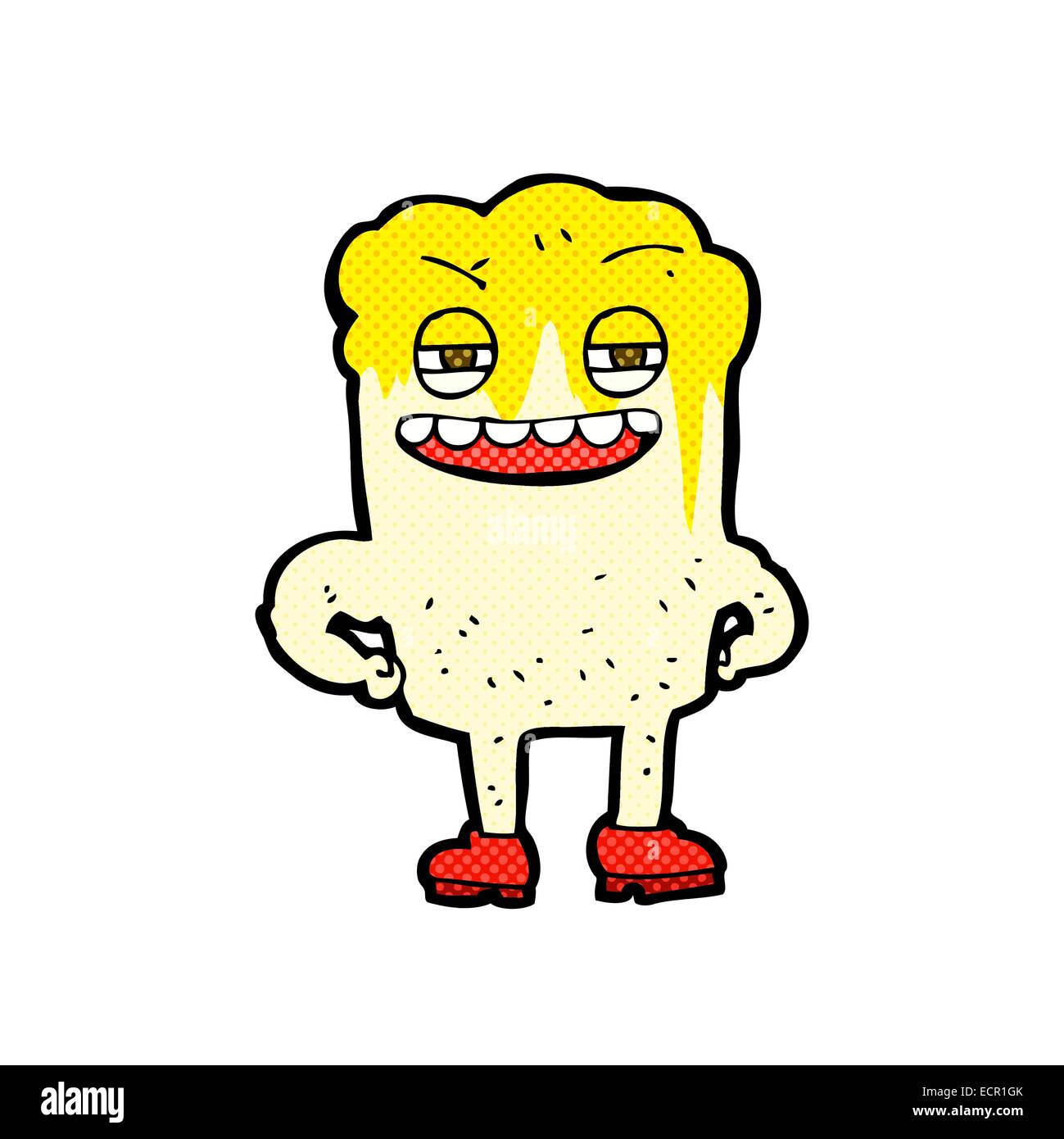 retro comic book style cartoon happy tooth Stock Vector Image & Art - Alamy