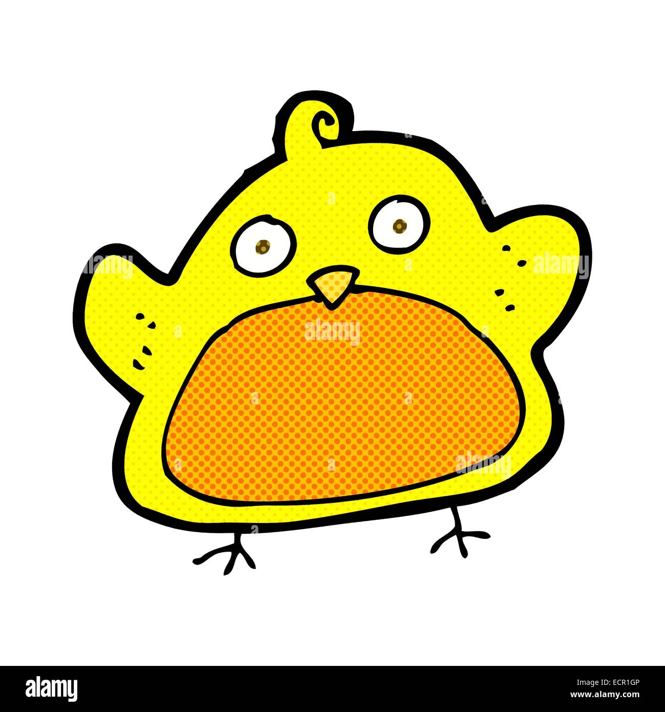 retro comic book style cartoon bird Stock Vector Image & Art - Alamy