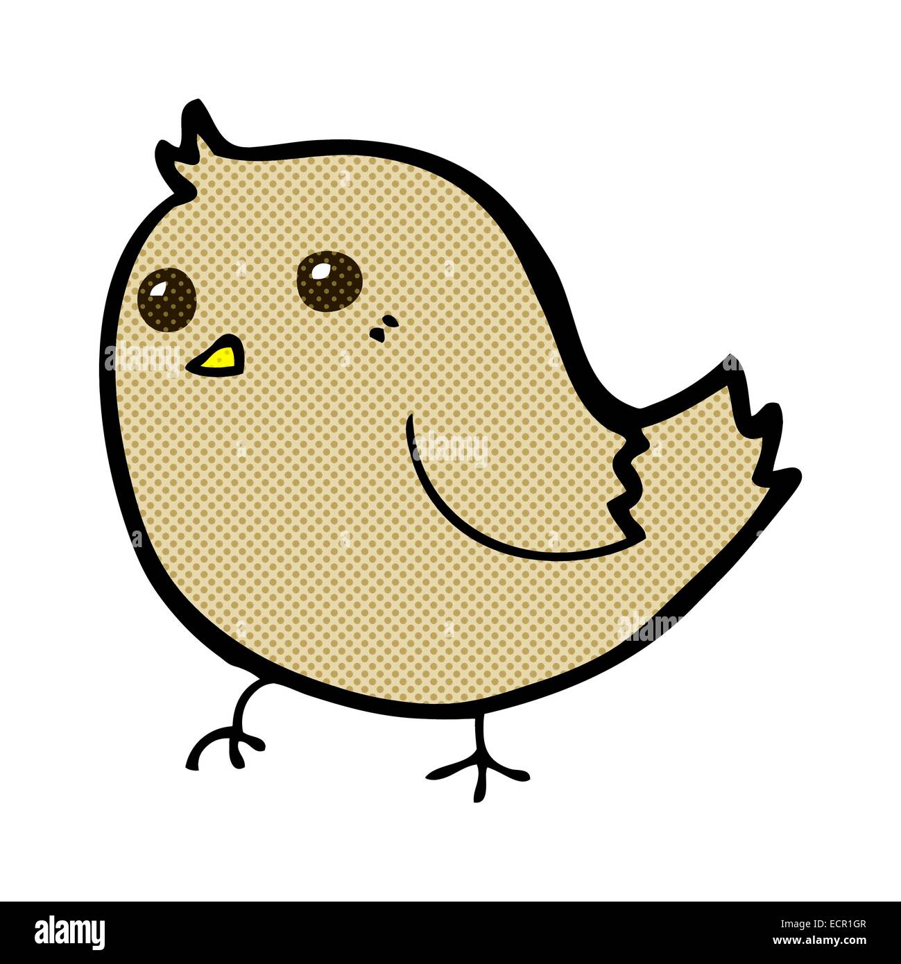 retro comic book style cartoon bird Stock Vector Image & Art - Alamy