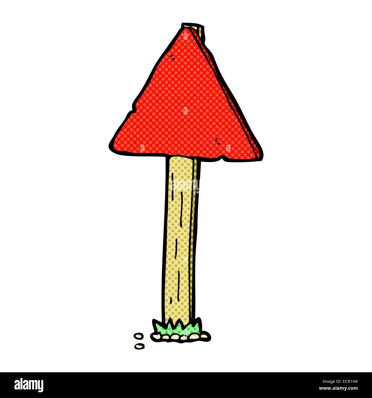 retro comic book style cartoon sign post Stock Vector Image & Art - Alamy