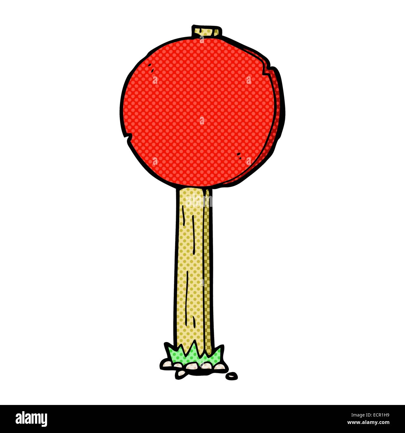 retro comic book style cartoon sign post Stock Vector Image & Art - Alamy