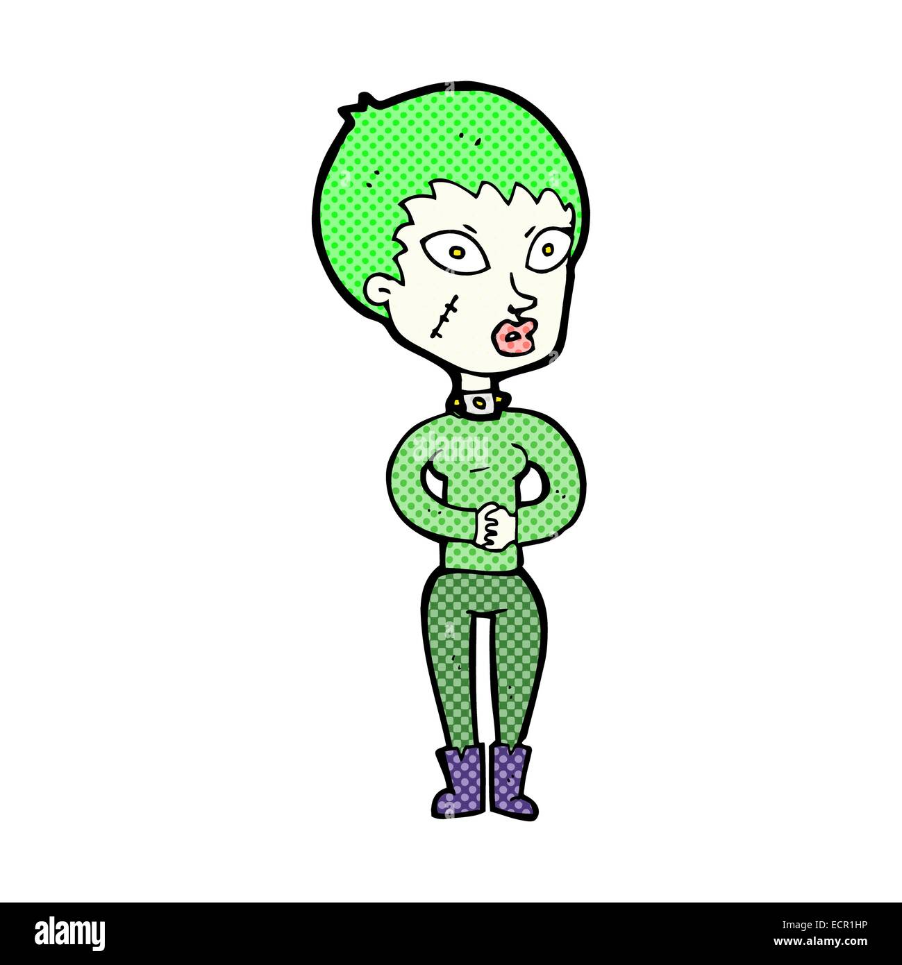 Zombie comic book Stock Vector Images - Alamy