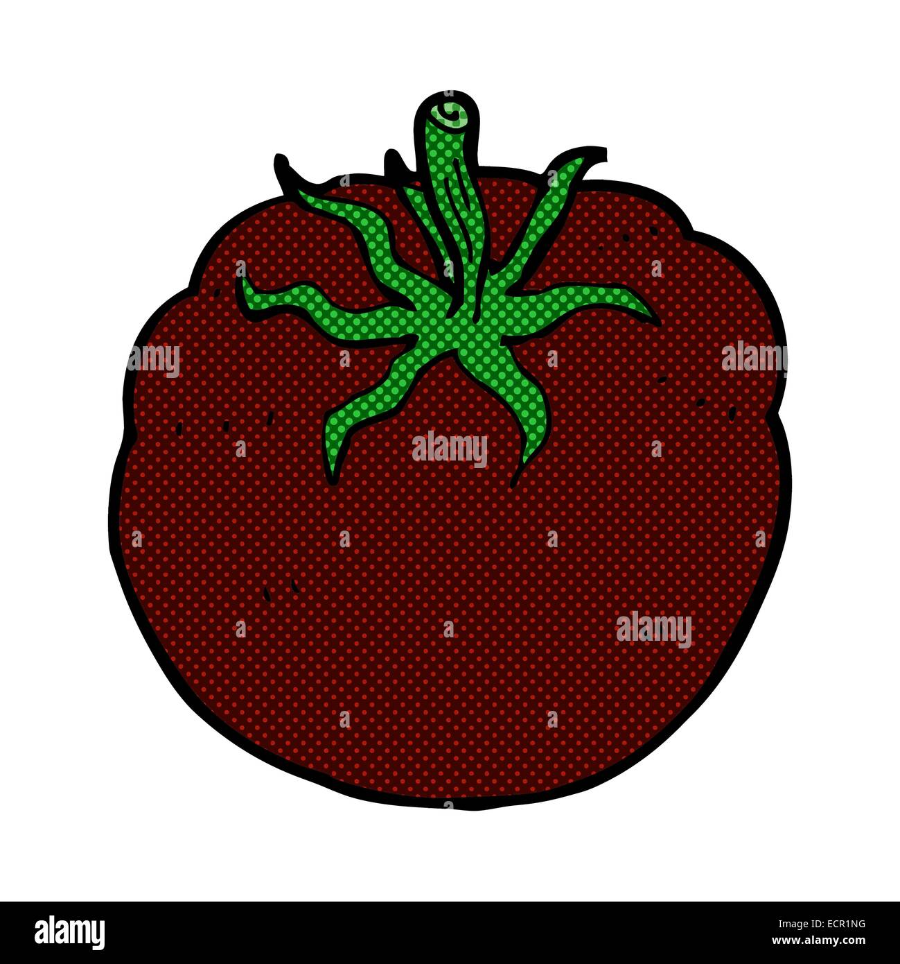 retro comic book style cartoon tomato Stock Vector Image & Art - Alamy