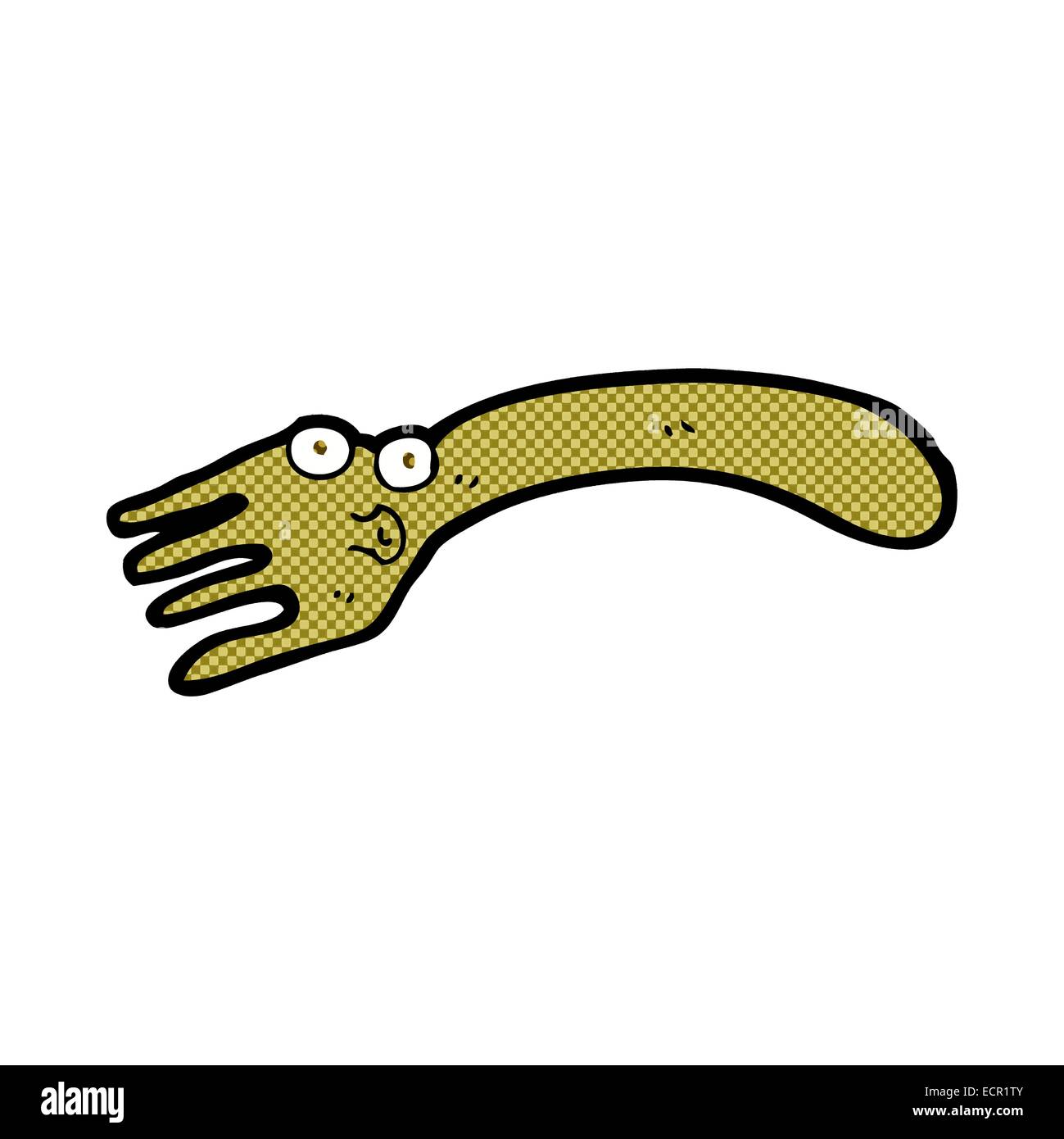 retro comic book style cartoon fork Stock Vector Image & Art - Alamy