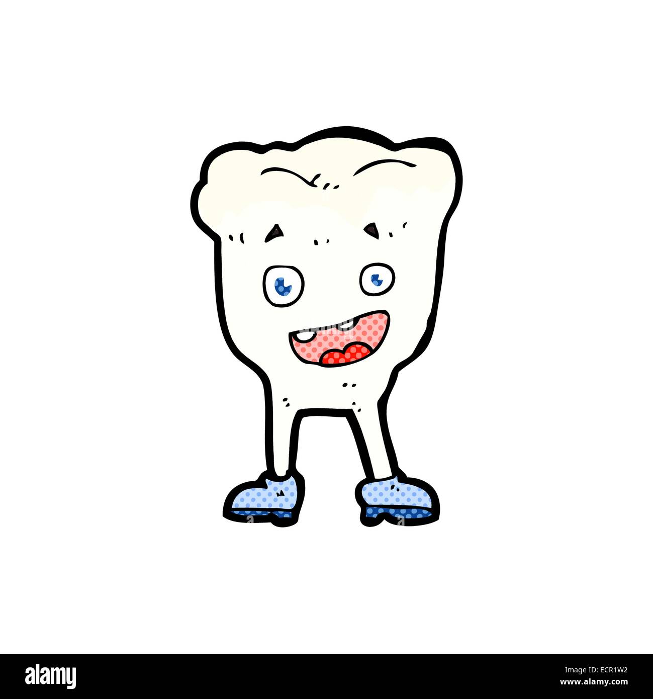 retro comic book style cartoon tooth Stock Vector Image & Art - Alamy