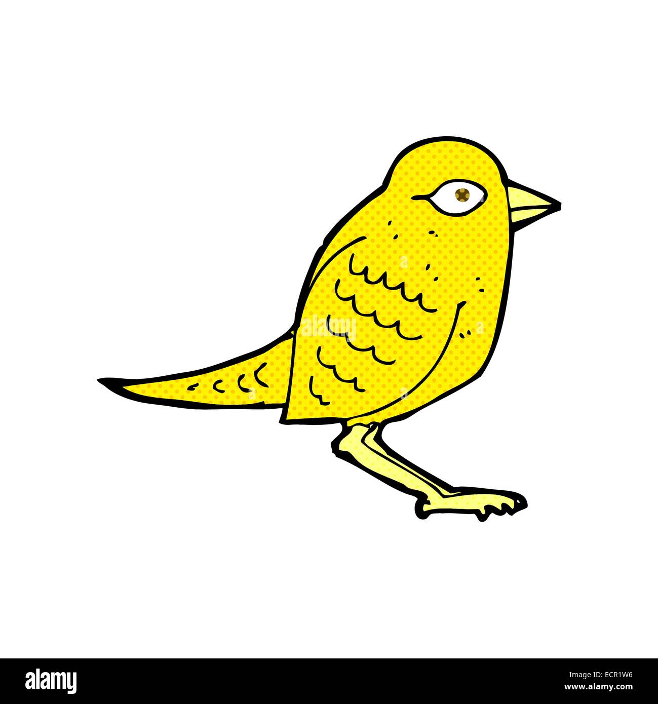 retro comic book style cartoon garden bird Stock Vector Image & Art - Alamy