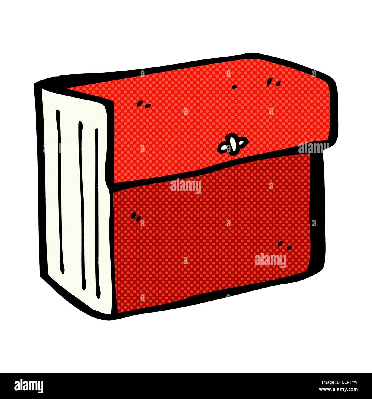 retro comic book style cartoon business files Stock Vector Image & Art ...