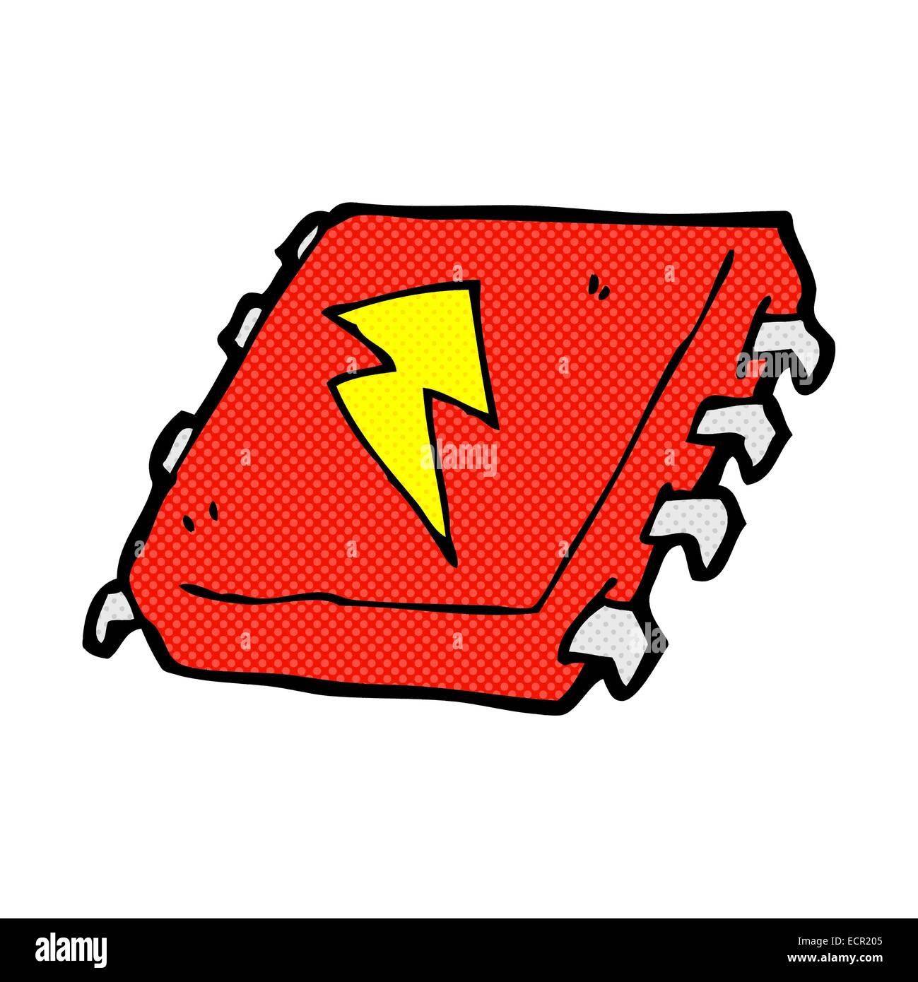 retro comic book style cartoon computer chip Stock Vector Image & Art ...