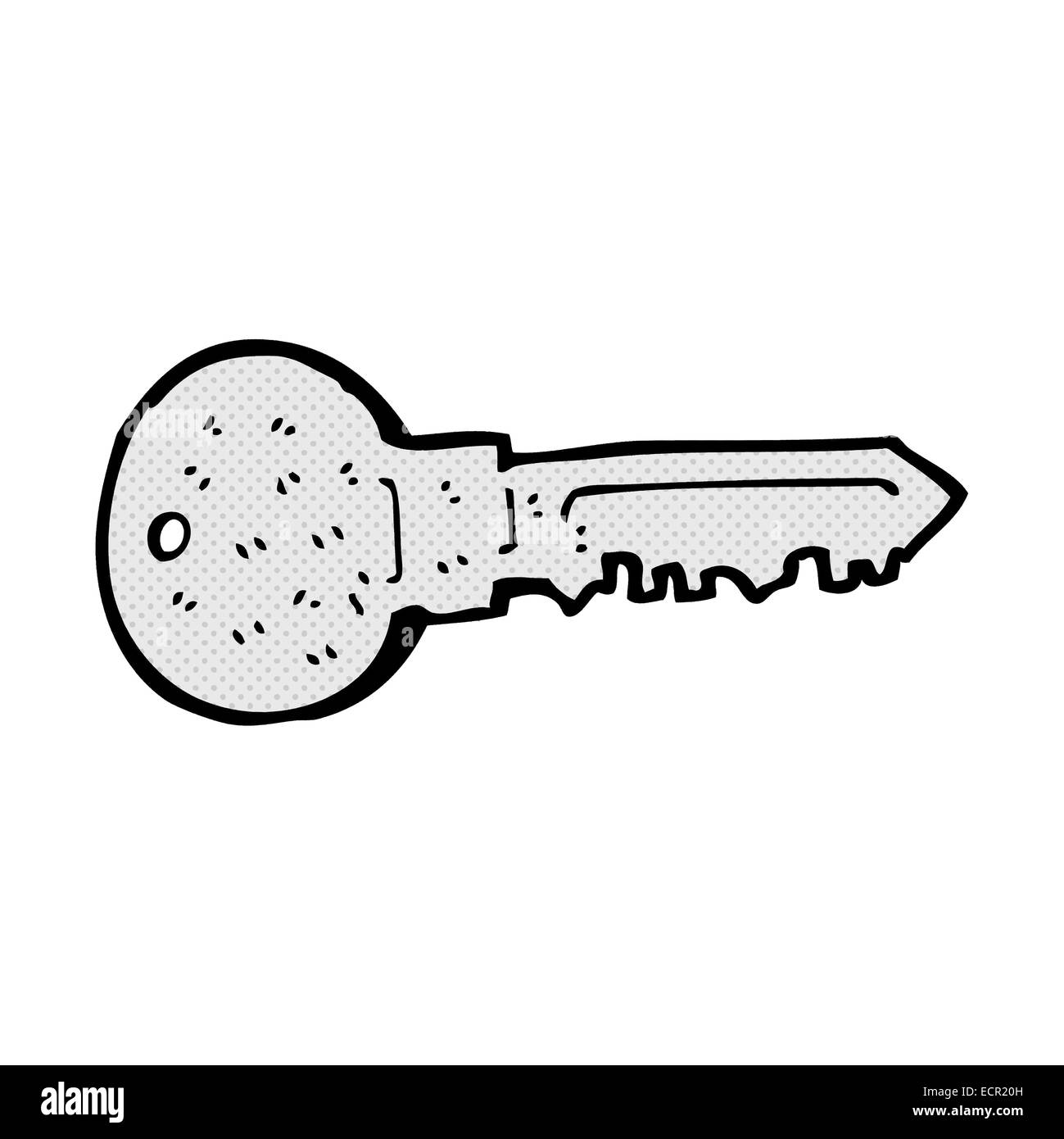 retro comic book style cartoon key Stock Vector Image & Art - Alamy