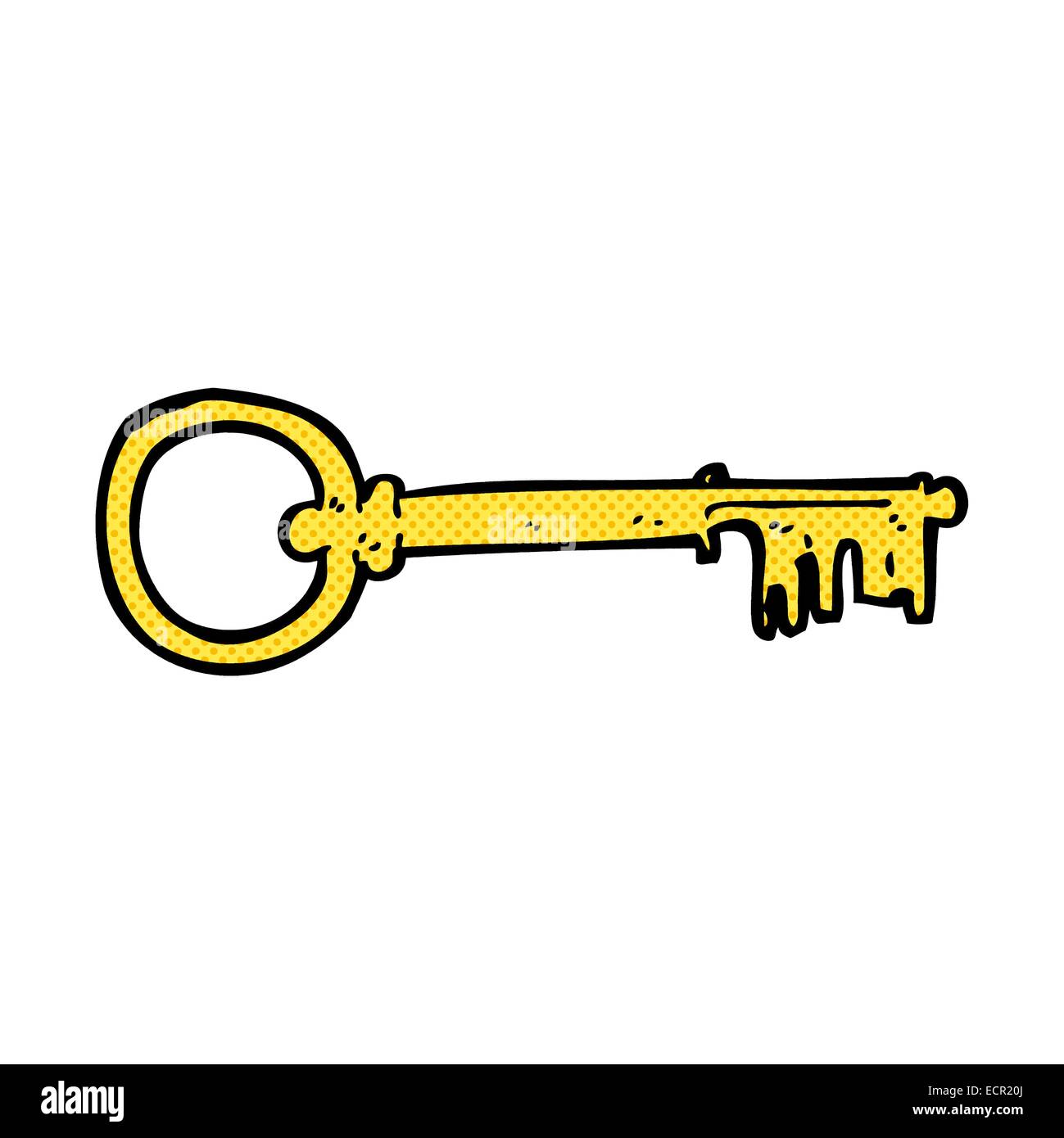 retro comic book style cartoon key Stock Vector Image & Art - Alamy