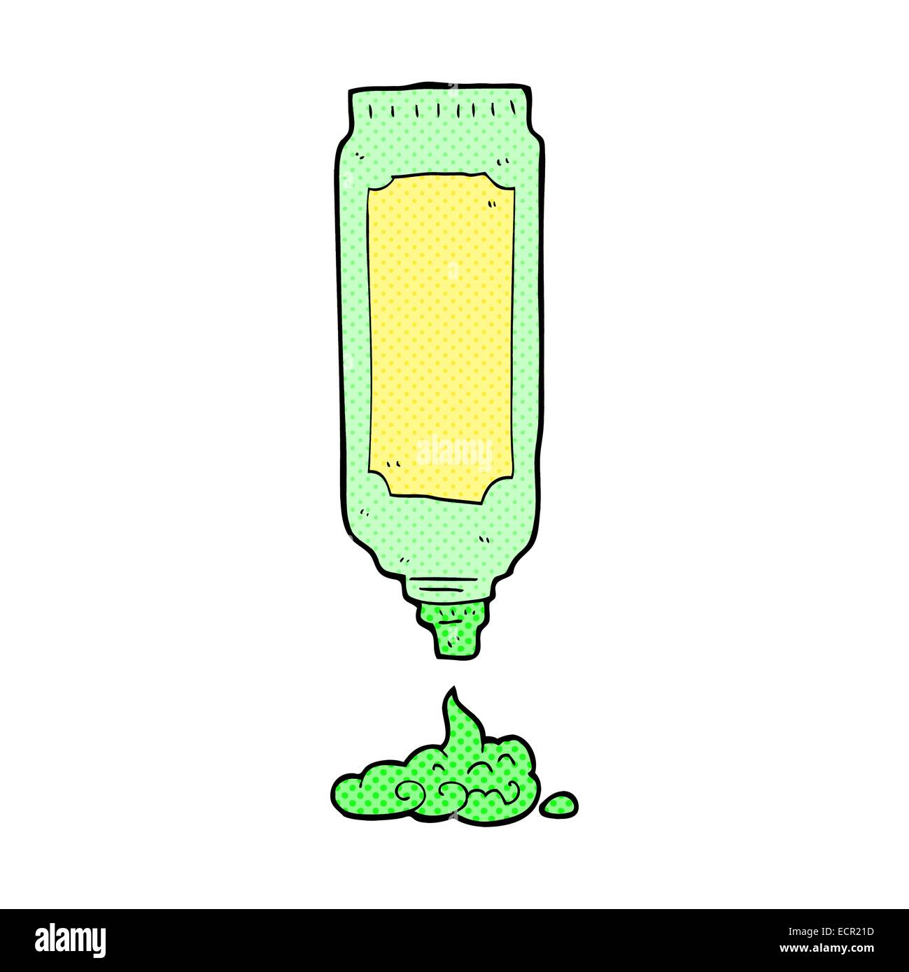 retro comic book style cartoon lotion Stock Vector Image & Art - Alamy