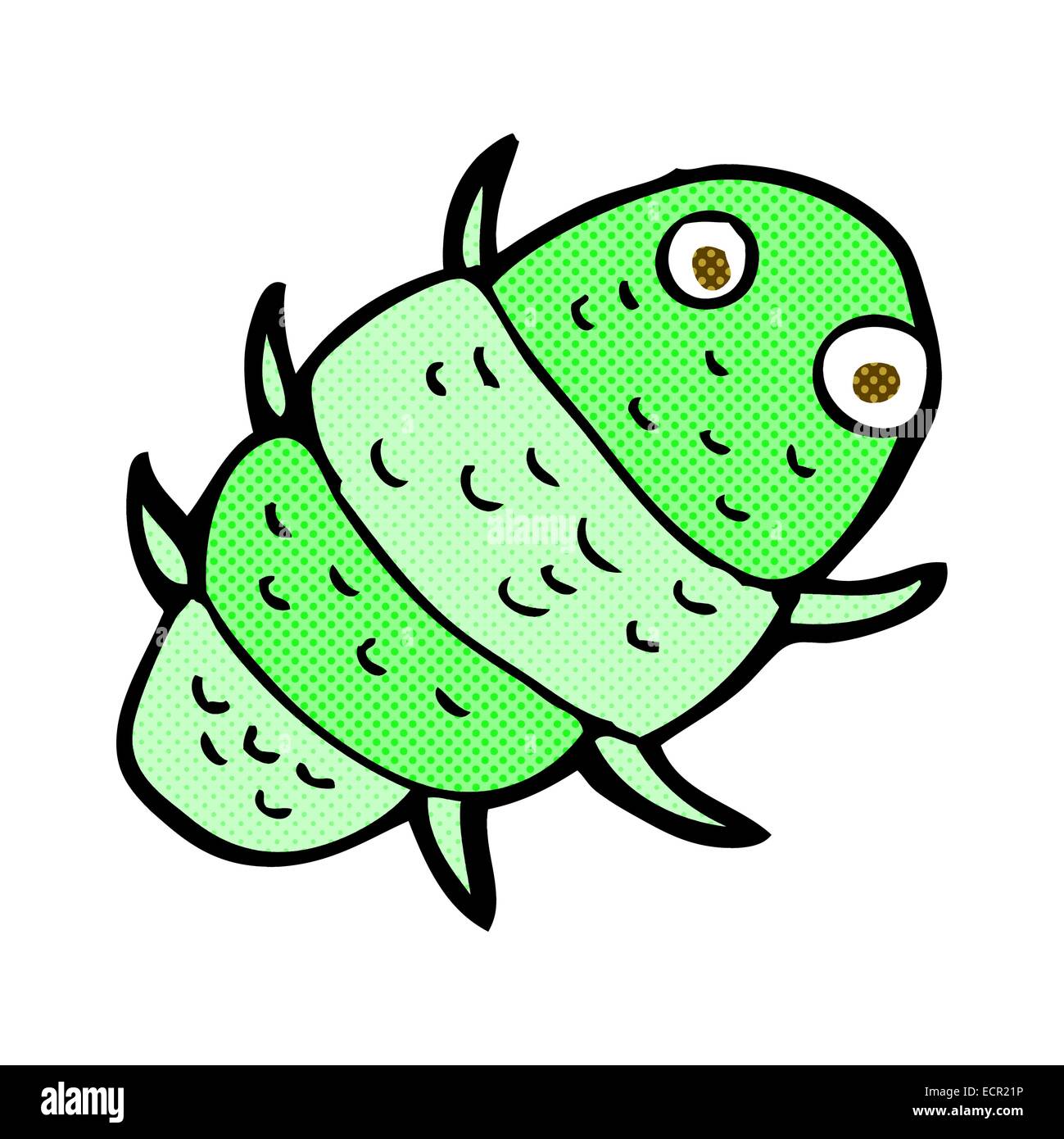 retro comic book style cartoon bug Stock Vector Image & Art - Alamy