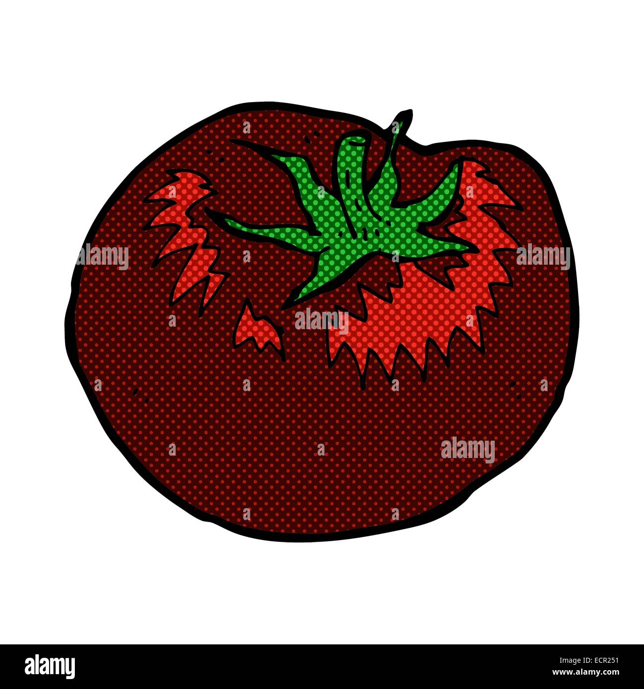 retro comic book style cartoon tomato Stock Vector Image & Art - Alamy