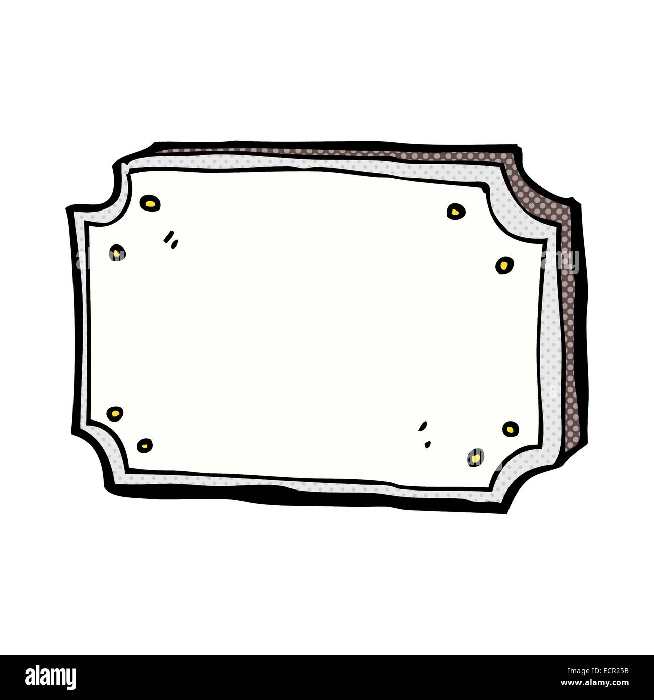 retro comic book style cartoon old sign Stock Vector Image & Art - Alamy