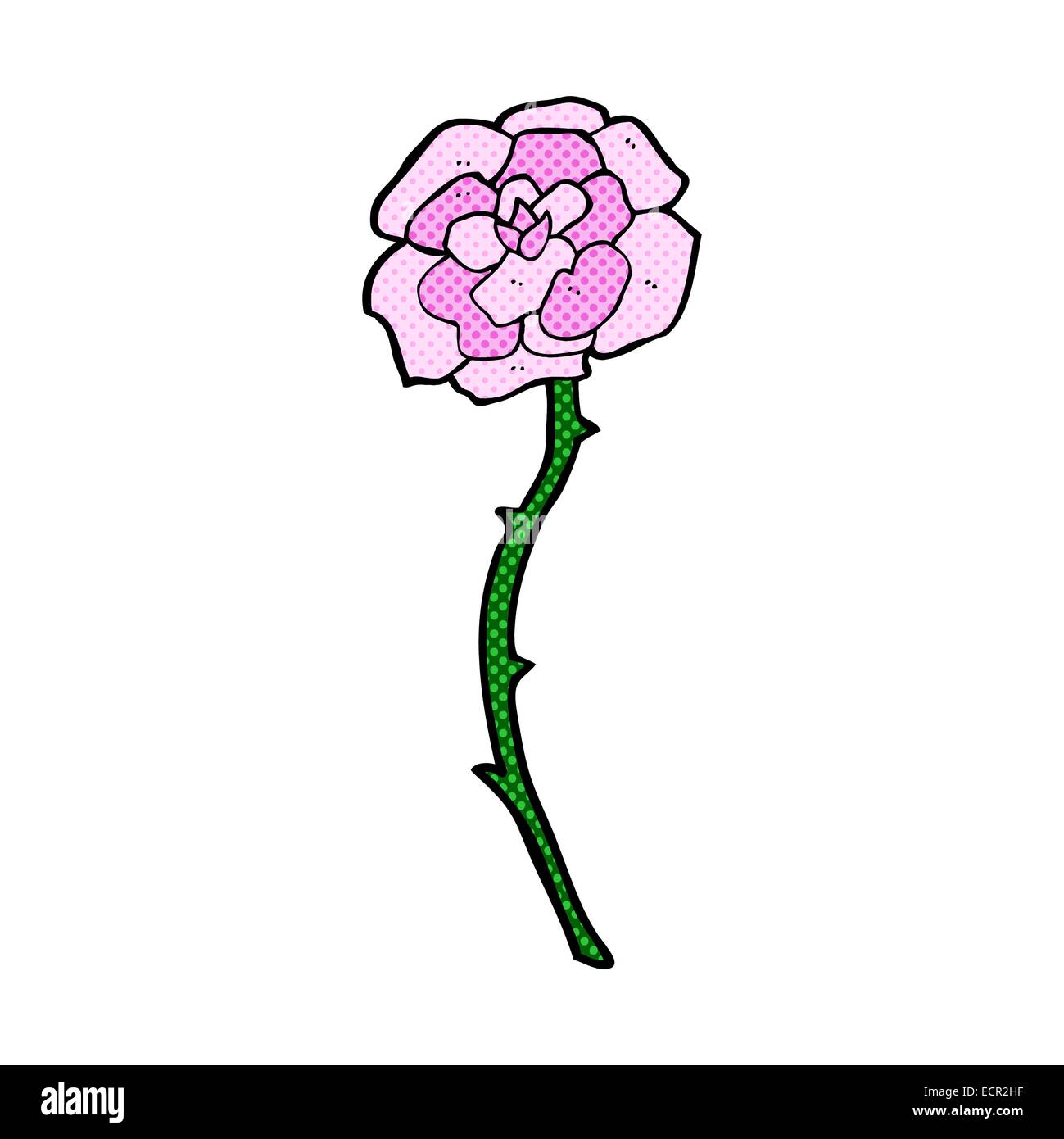 rose tattoo retro comic book style cartoon Stock Vector Image & Art - Alamy