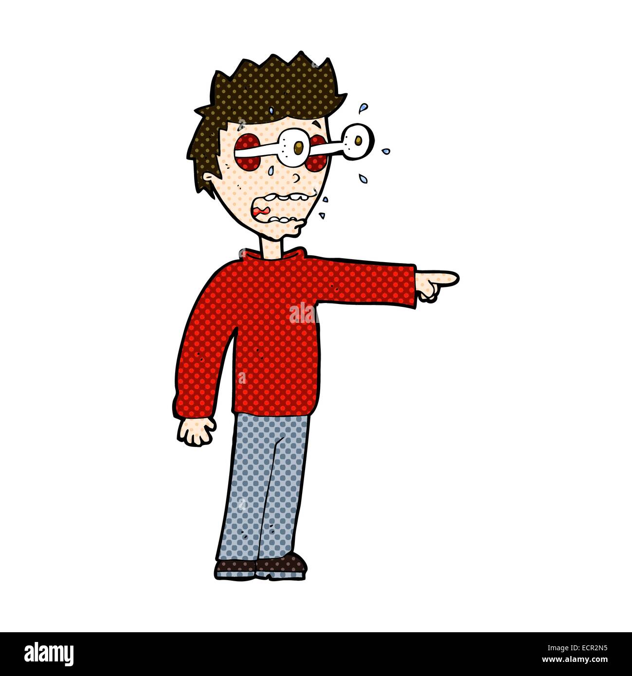 Cartoon boy pointing out Stock Vector Images - Alamy