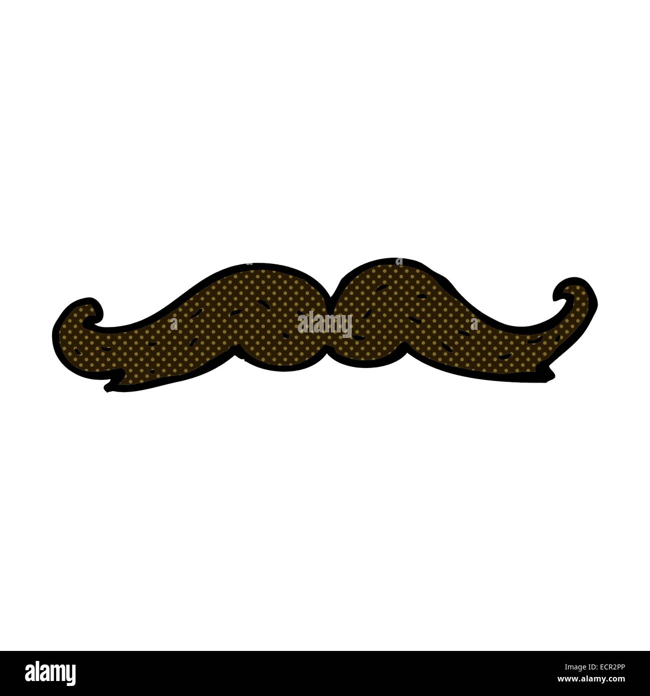 retro comic book style cartoon mustache Stock Vector Image & Art - Alamy