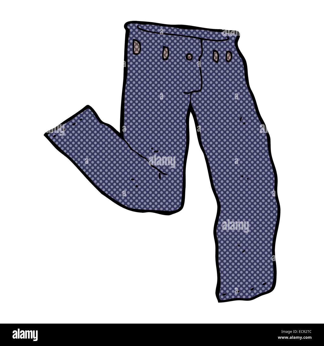 retro comic book style cartoon jeans Stock Vector Image & Art - Alamy