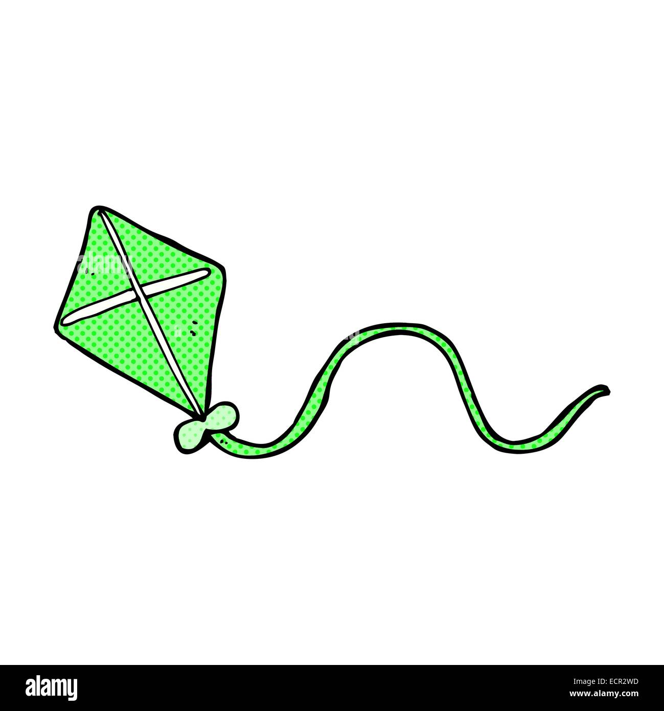 retro comic book style cartoon kite Stock Vector Image & Art - Alamy