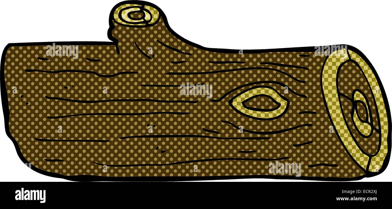 retro comic book style cartoon log Stock Vector Image & Art - Alamy