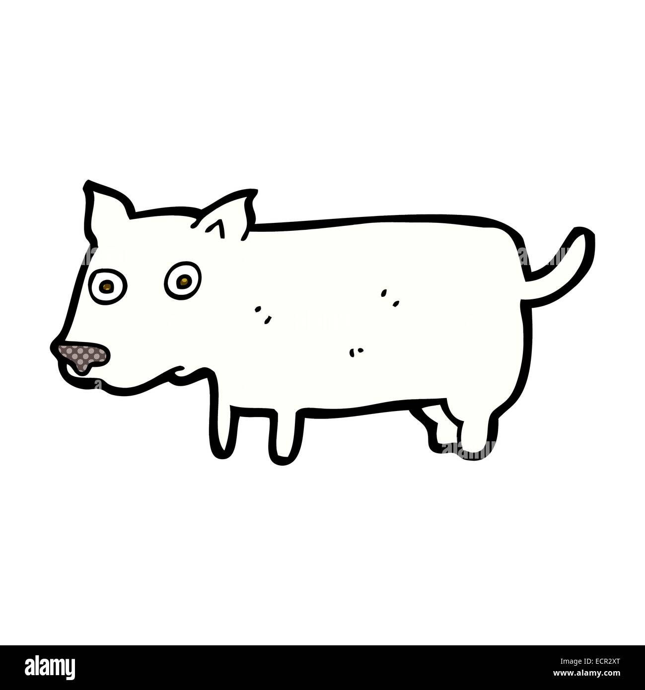retro comic book style cartoon little dog Stock Vector Image & Art - Alamy