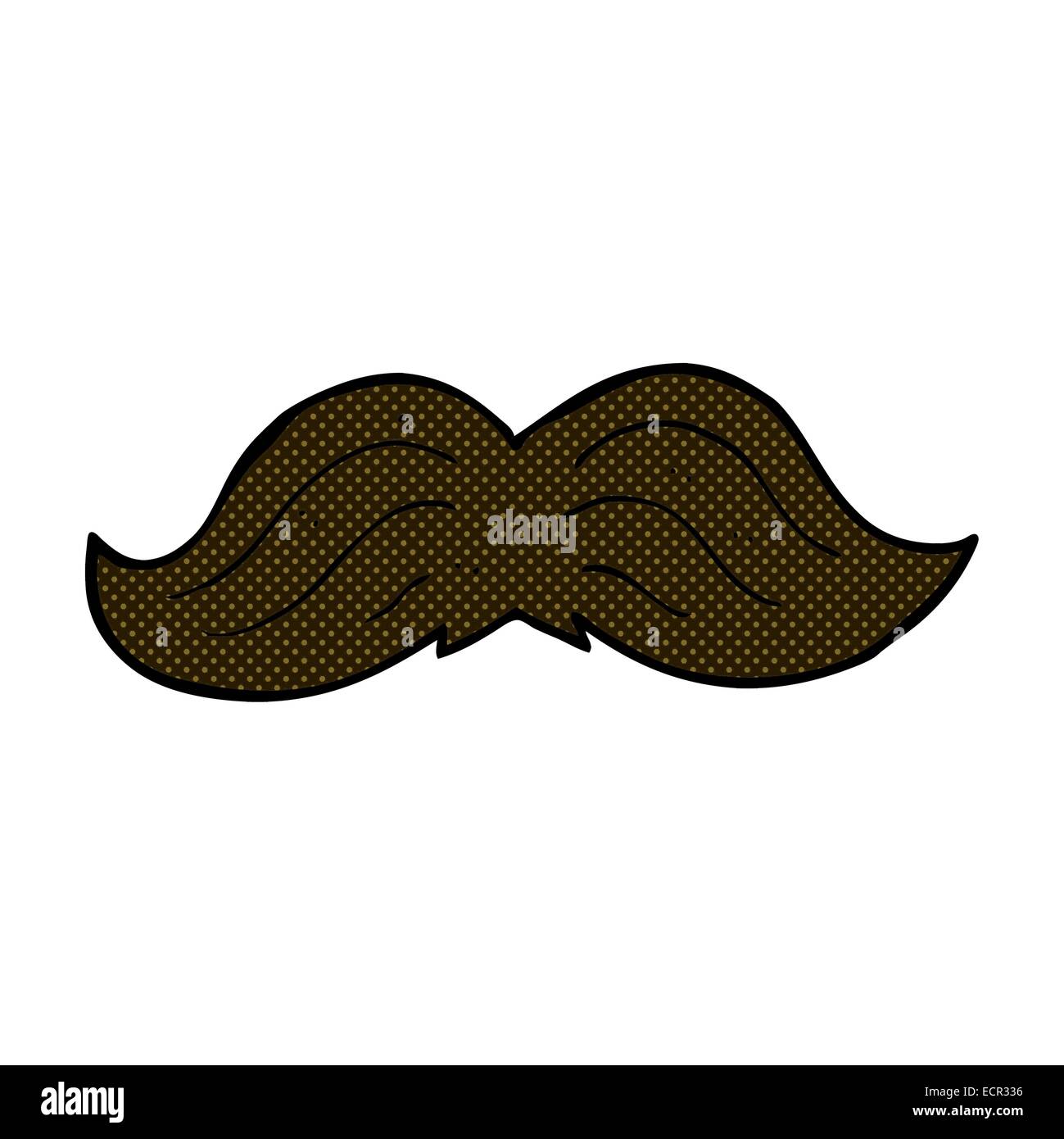 retro comic book style cartoon mustache Stock Vector Image & Art - Alamy